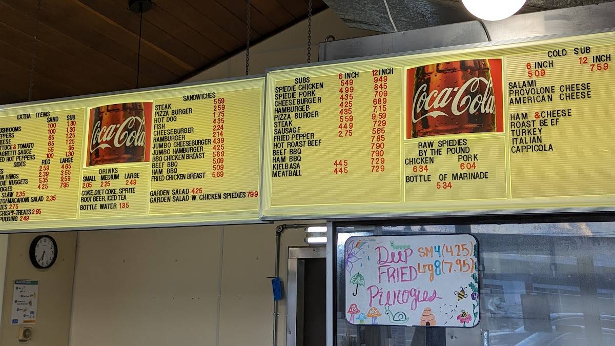 Menu at Lupo's Char-Pit BBQ, Endicott