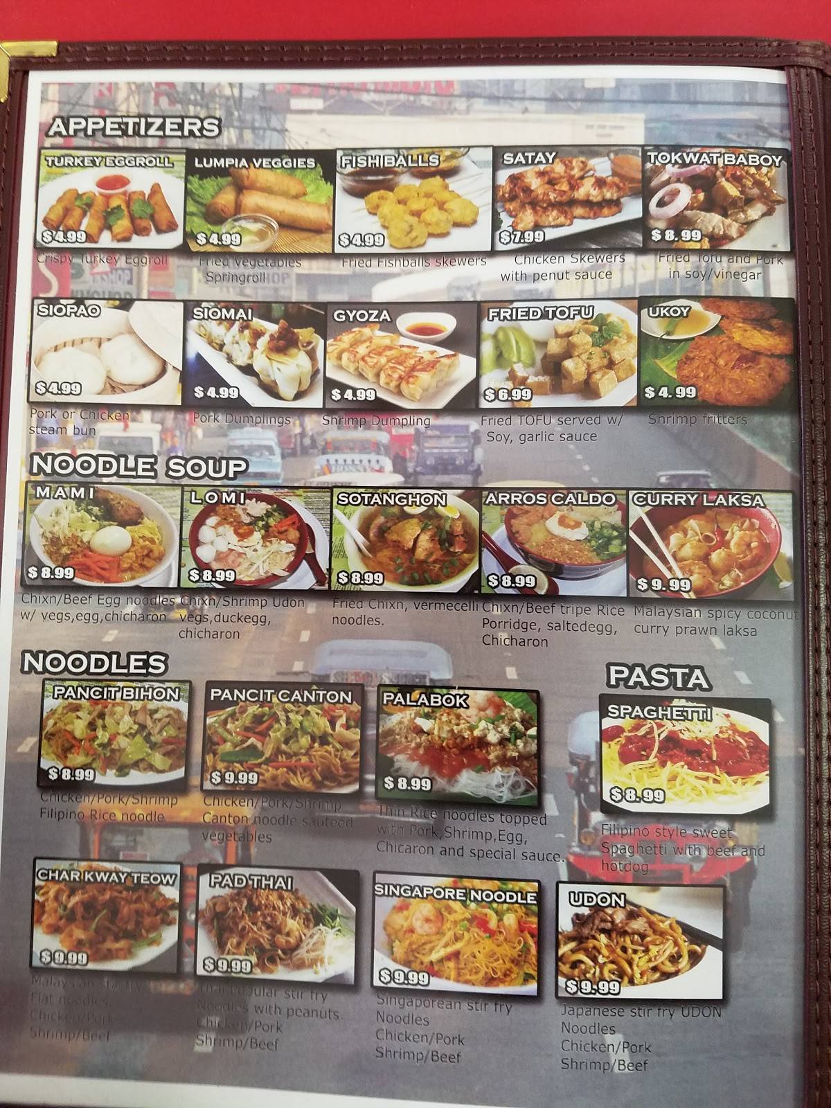 Menu at Lutong Pinoy 2 - Filipino Cuisine restaurant, Pembroke Pines