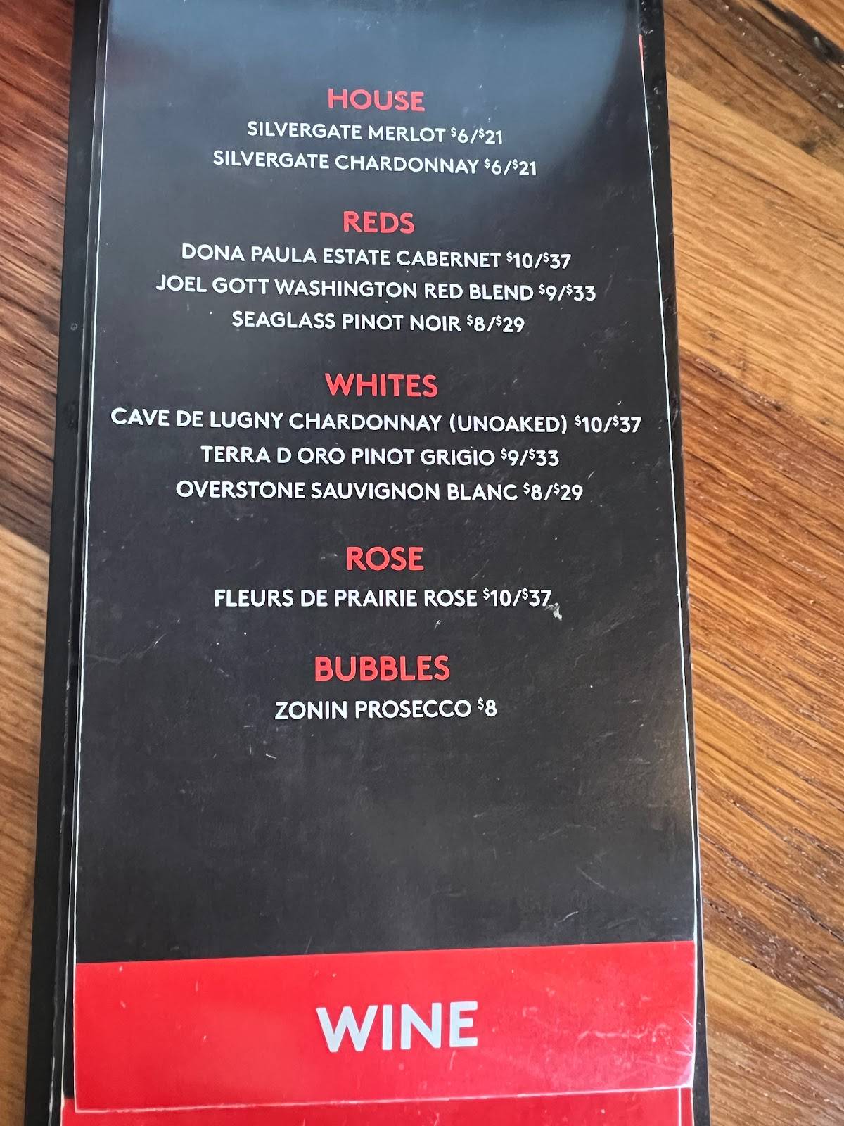 Menu at MC's Taphouse Lino Lakes restaurant, Lino Lakes