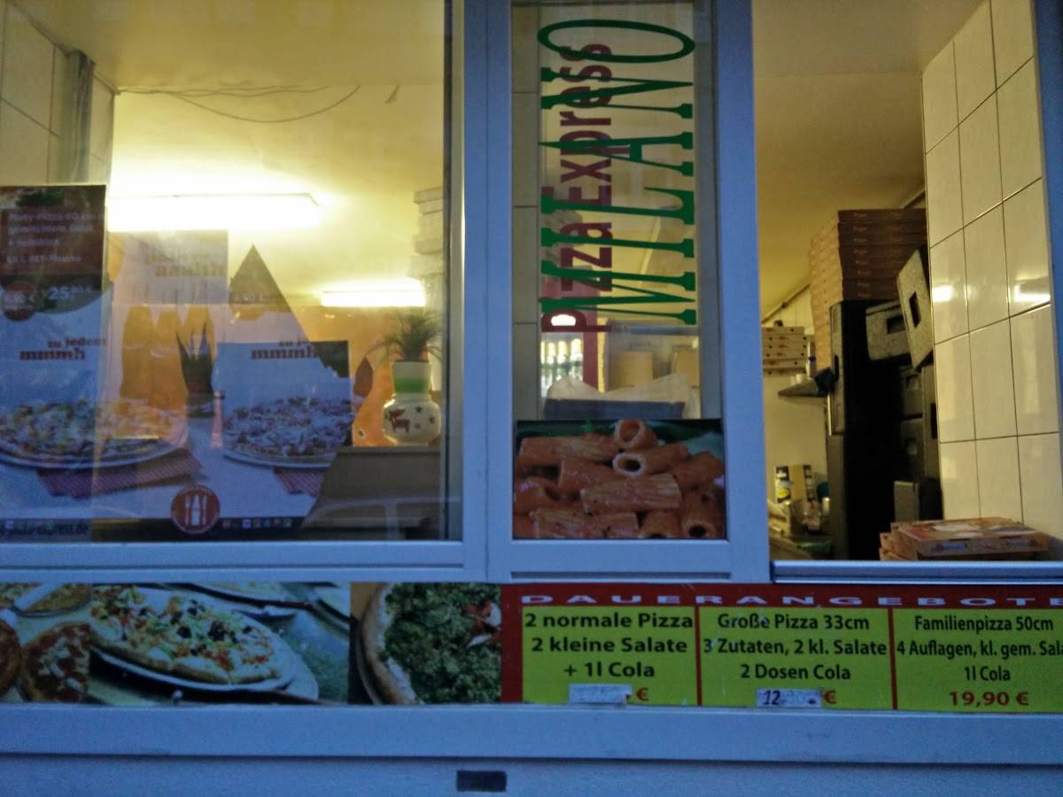 Speisekarte von MILANO - Pizza Express Liefer- und Heimservice, Weil am ...