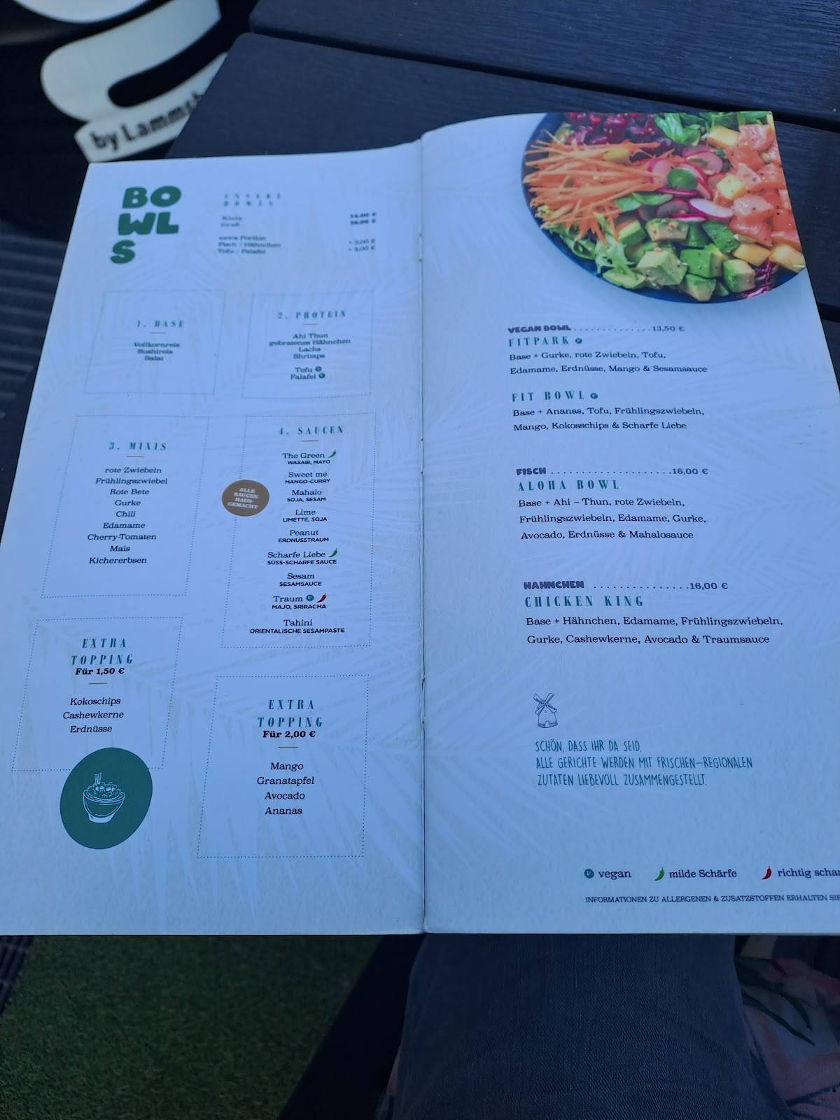 Speisekarte von Mahalo Restaurant & Catering Burger, Bowls & Hot Stone ...