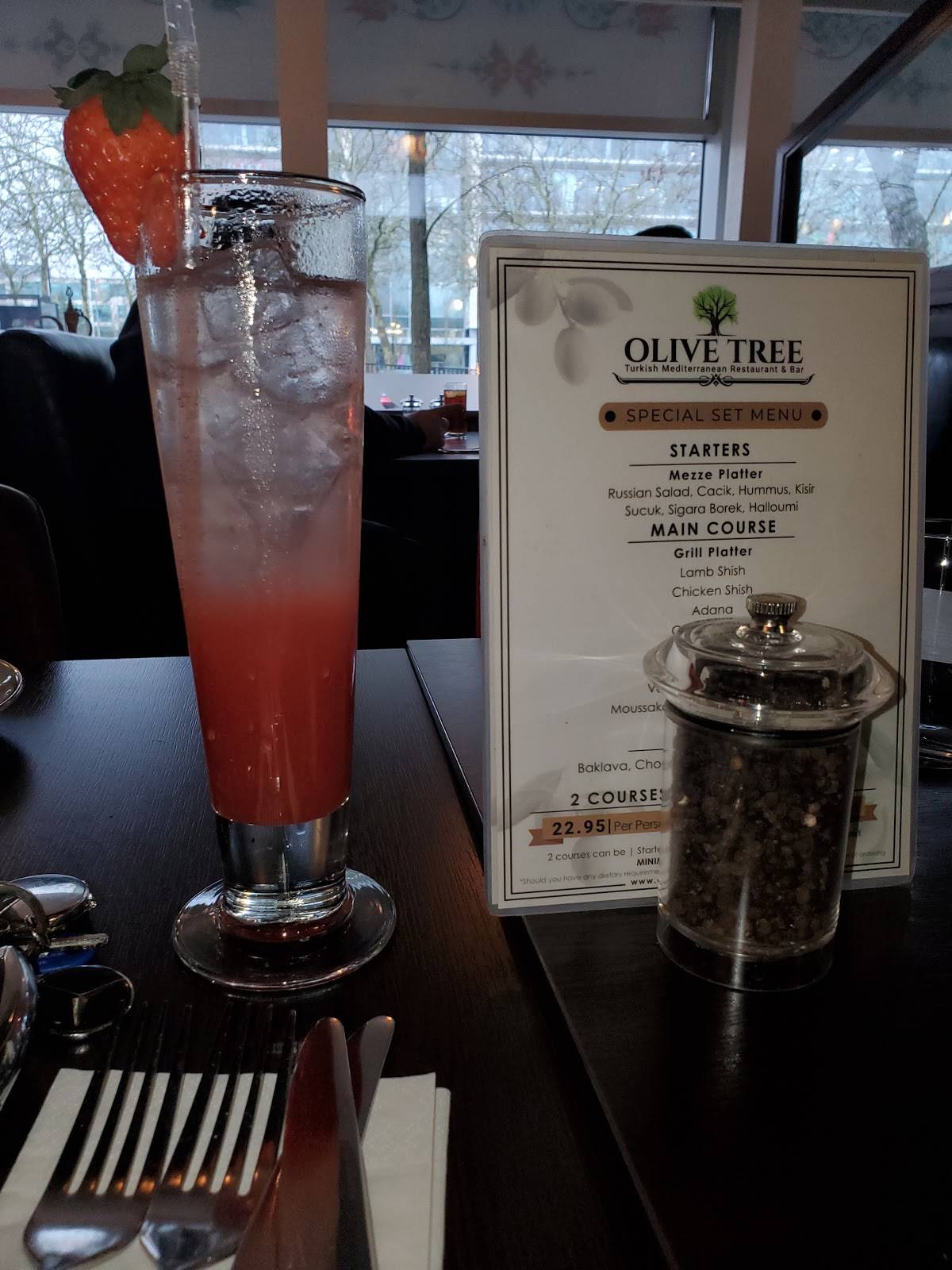 Menu at Olive Tree Turkish Mediterranean Restaurant and Bar, Milton Keynes