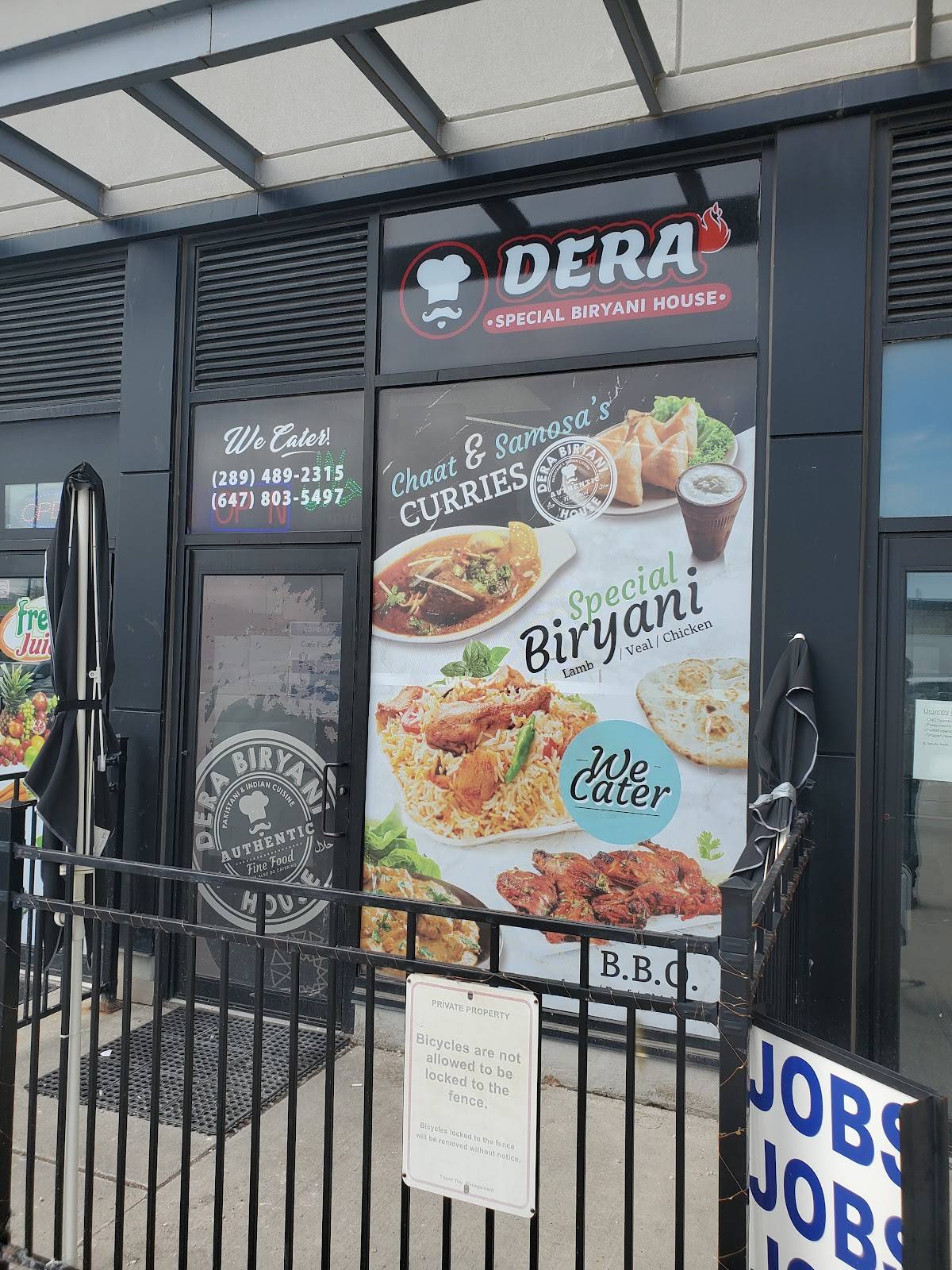 Menu at Dera Biryani (Pre-order Only) restaurant, Mississauga