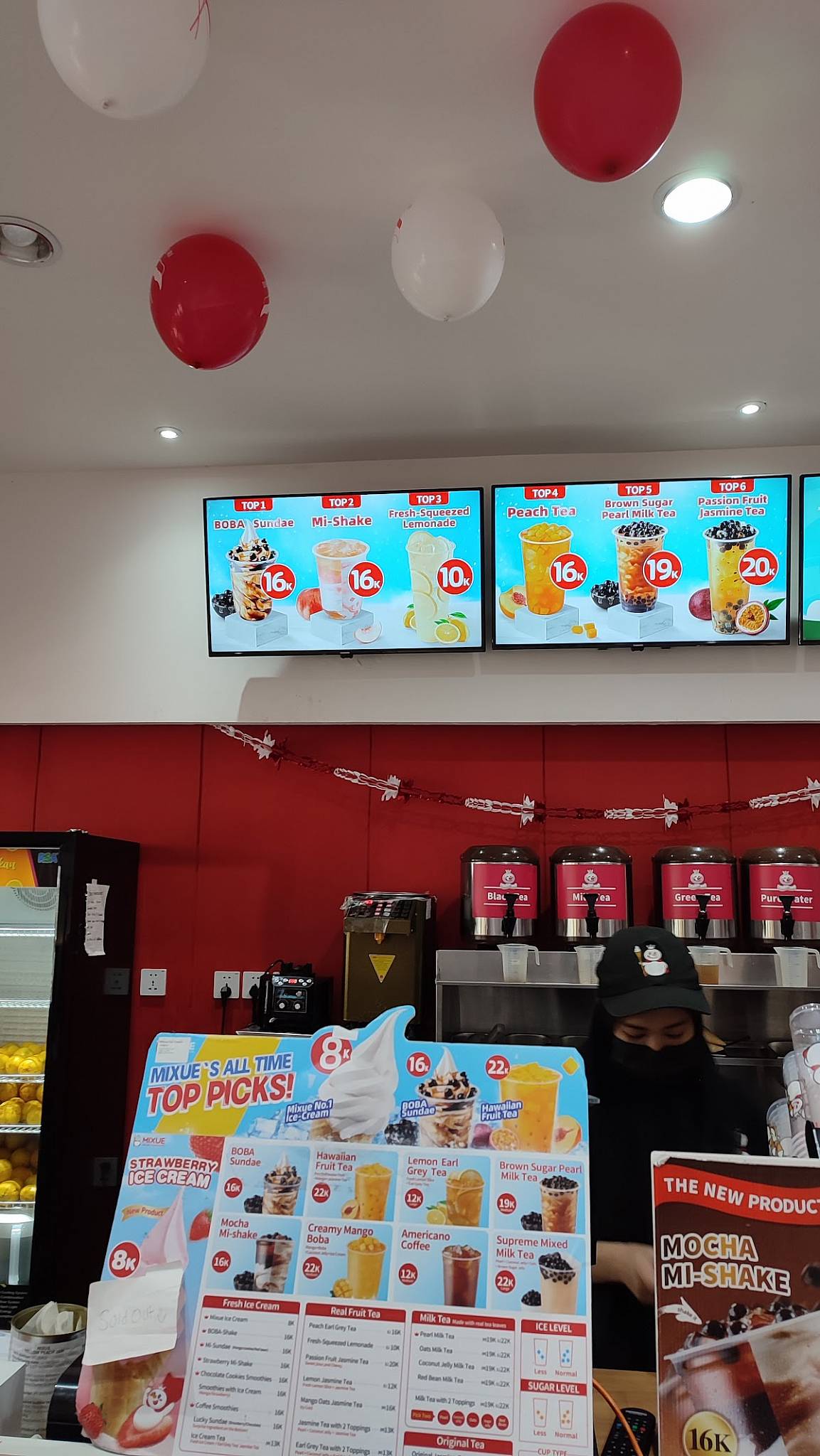 Menu at Mixue Ice Cream & Tea Since 1997, Tangerang