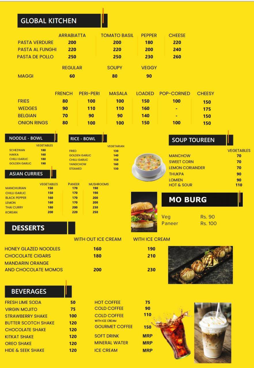 Menu at Momo Magic Cafe, Ahmedabad, Ahmedabad