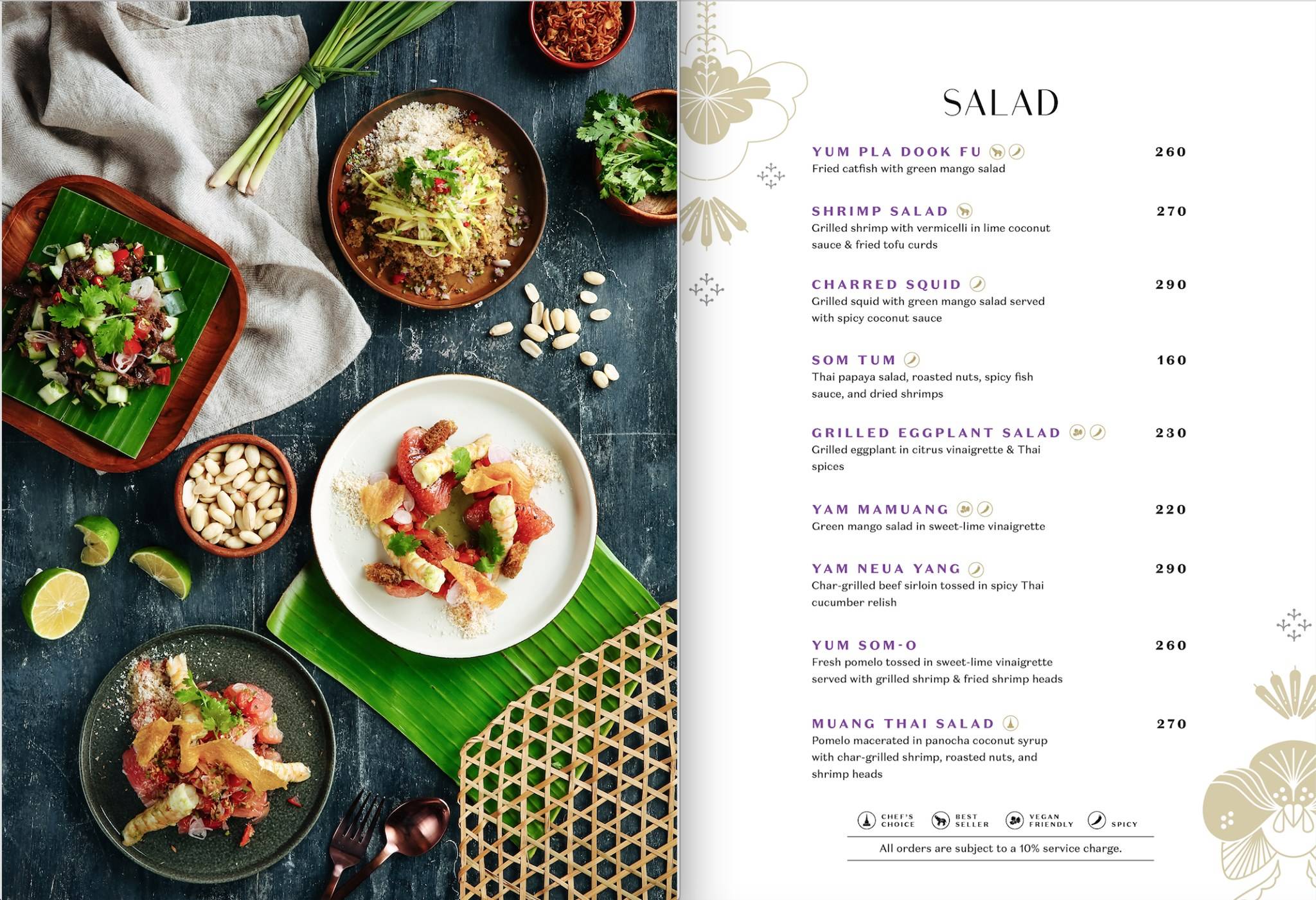 Menu at Muang Thai Restaurant, Quezon City, 138 Malakas St