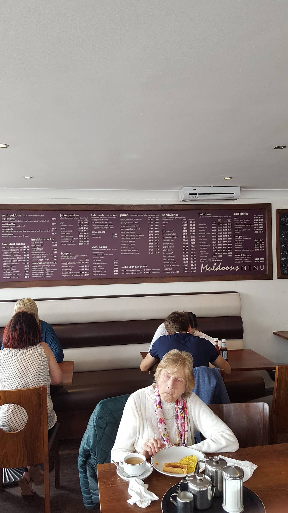 Menu at Muldoons Broadwater, No.2 Cricketers Parade cafe, Worthing, No.2
