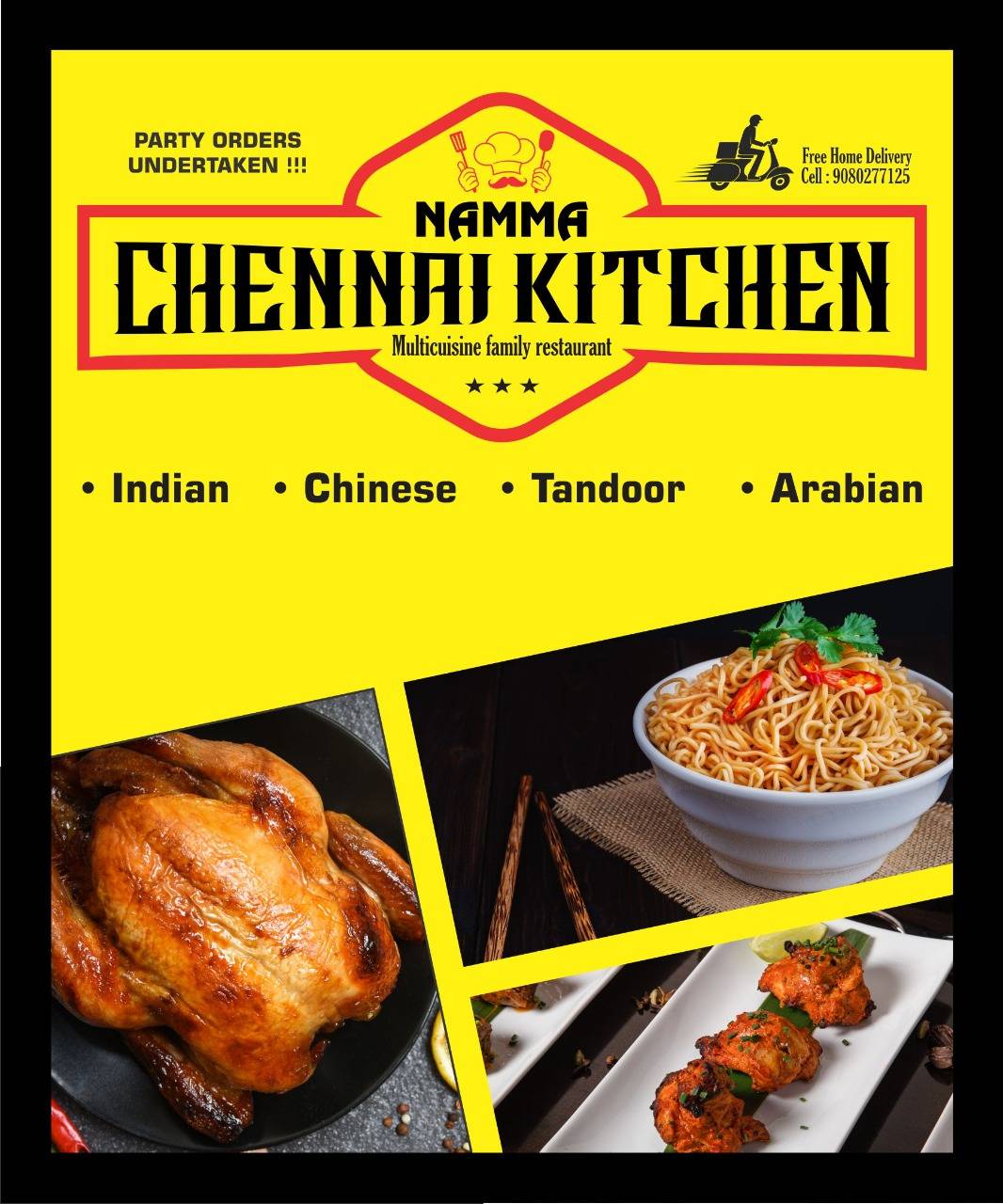 Menu at Namma chennai kitchen, Chennai