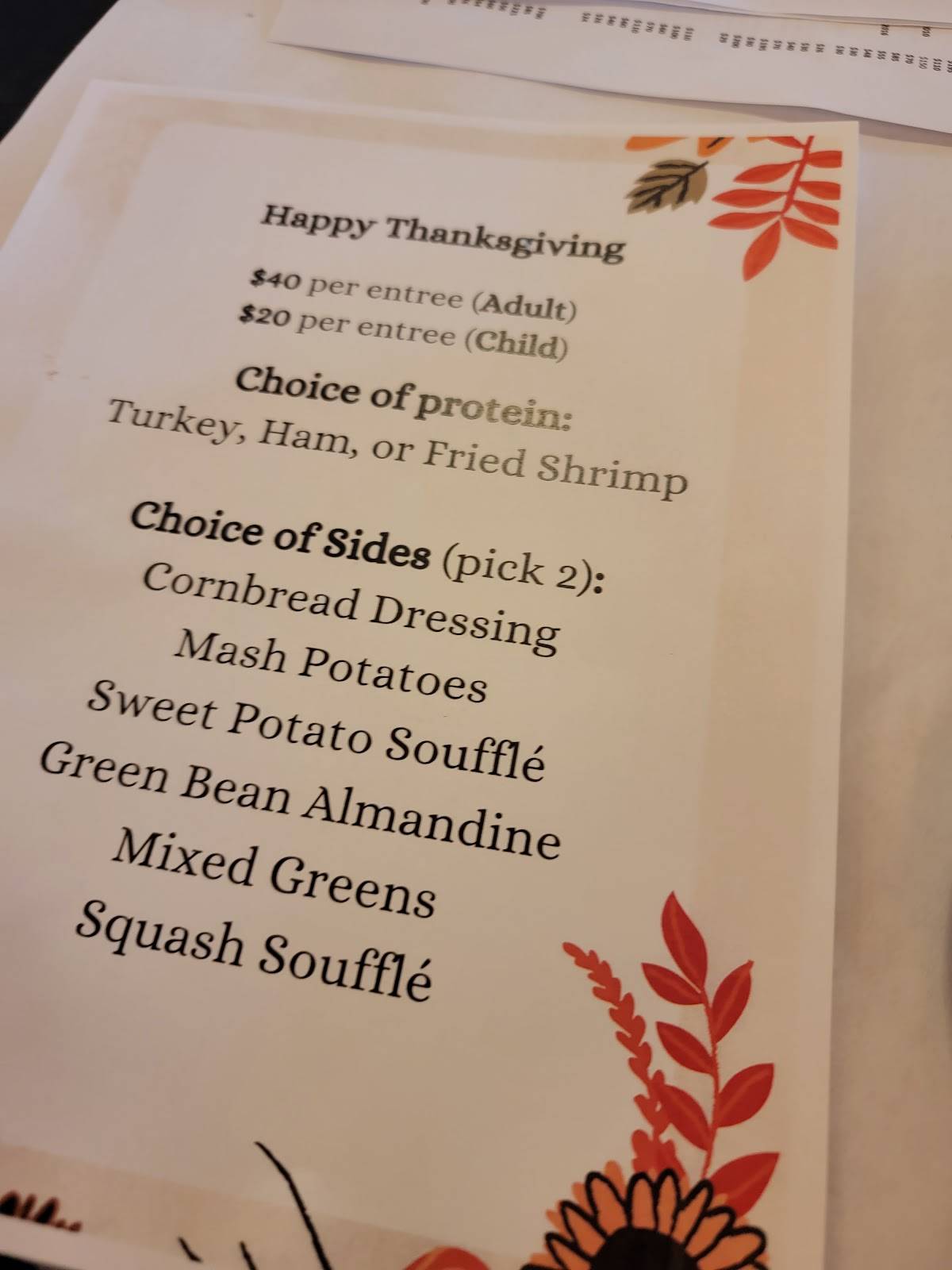 Menu at Owl Café pub & bar, Apalachicola