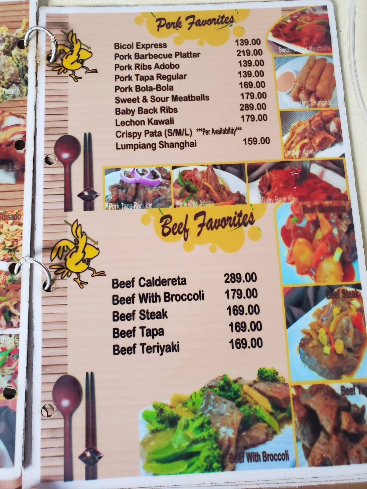 Menu at Chicken Ati-Atihan Ozamiz City restaurant, Ozamiz City, Don ...