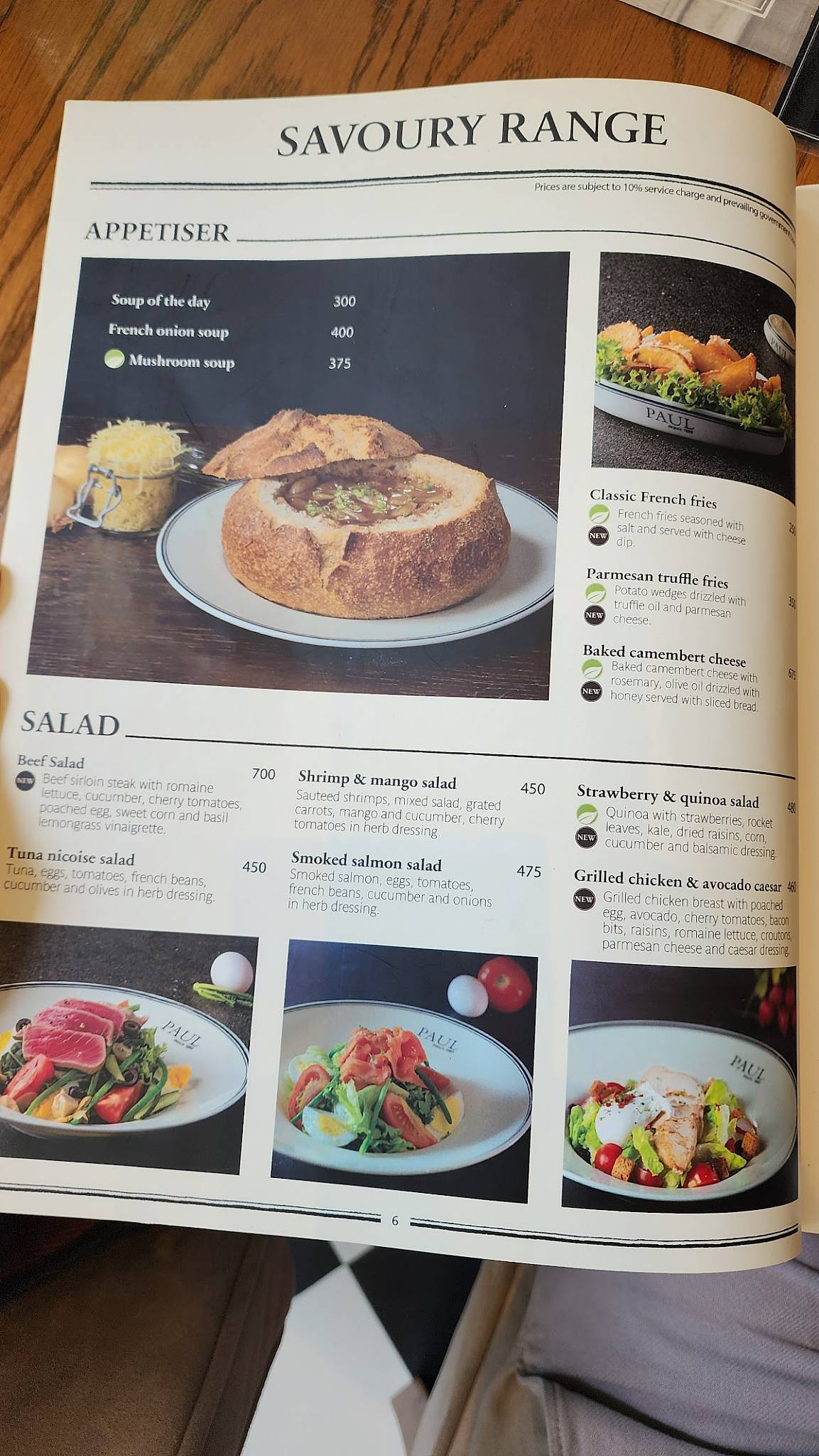 Menu at PAUL Boulangerie et Patisserie cafe, Taguig, G/F Bench Tower