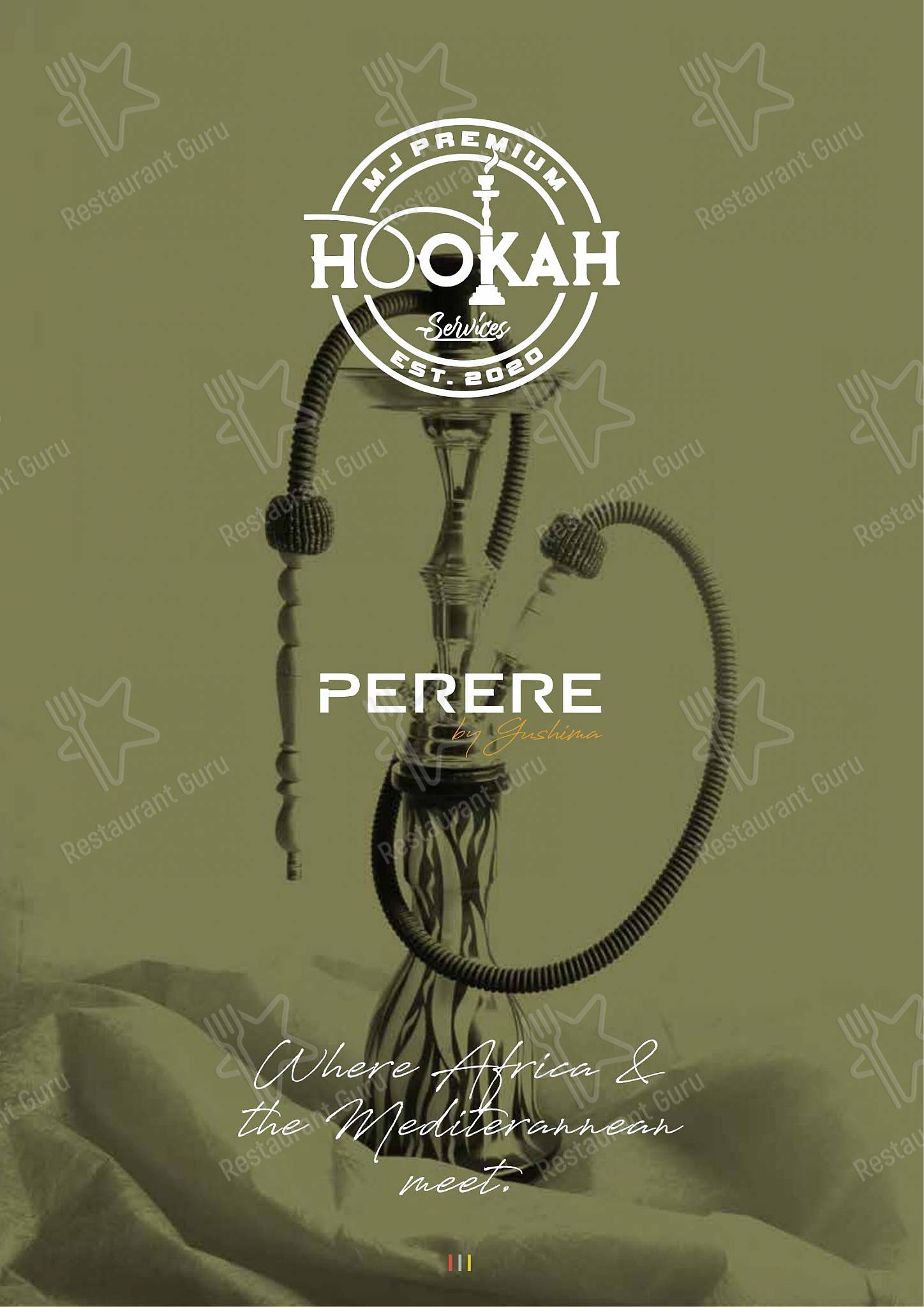 Menu at Perere Midrand restaurant, Midrand, 5th Rd