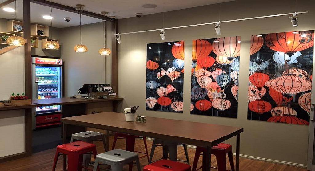 Menu at Six Chopstix restaurant, Subiaco