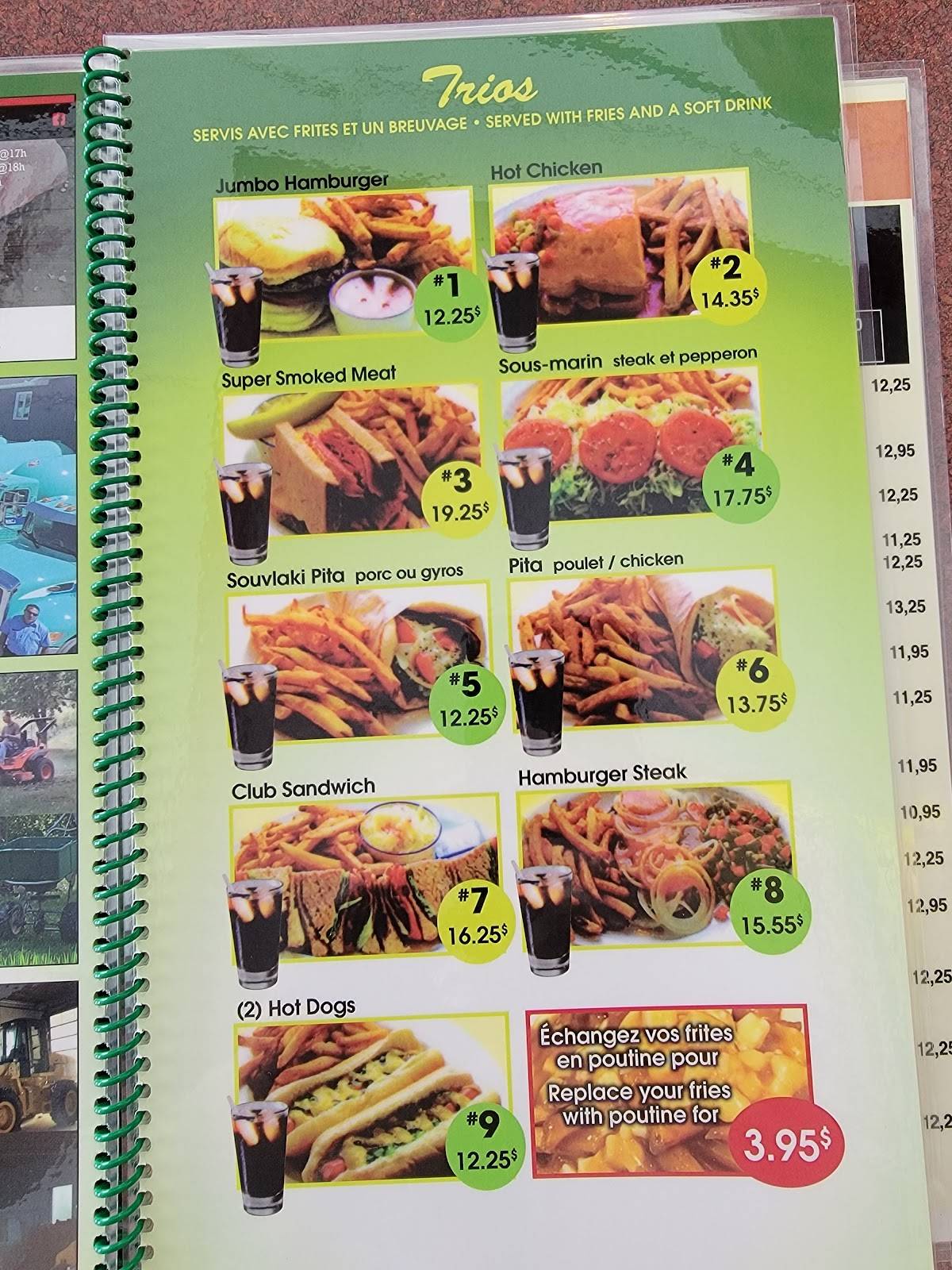 Menu at Goodies Restaurant, Hawkesbury