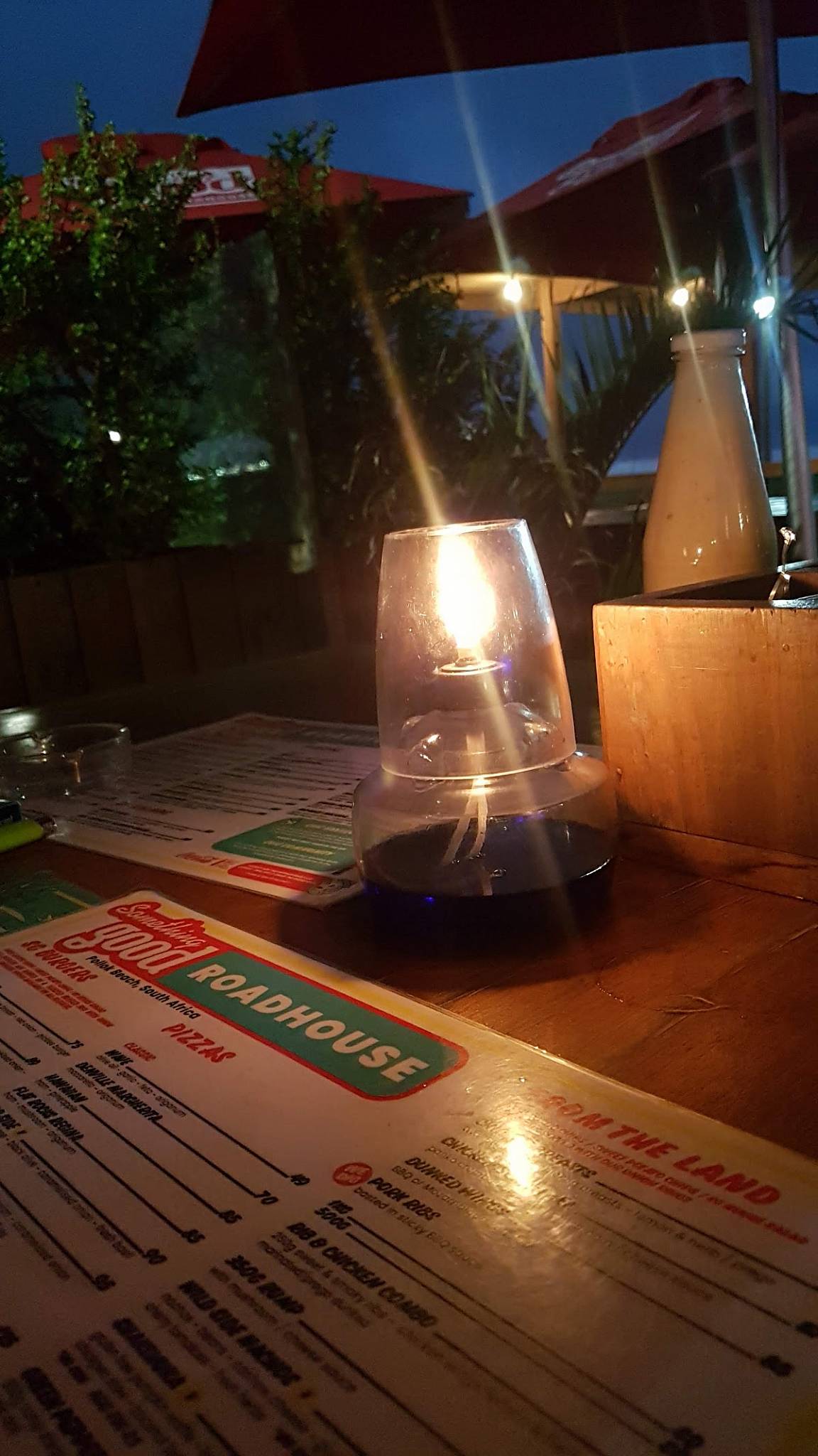 Menu at Something Good Roadhouse restaurant, Port Elizabeth
