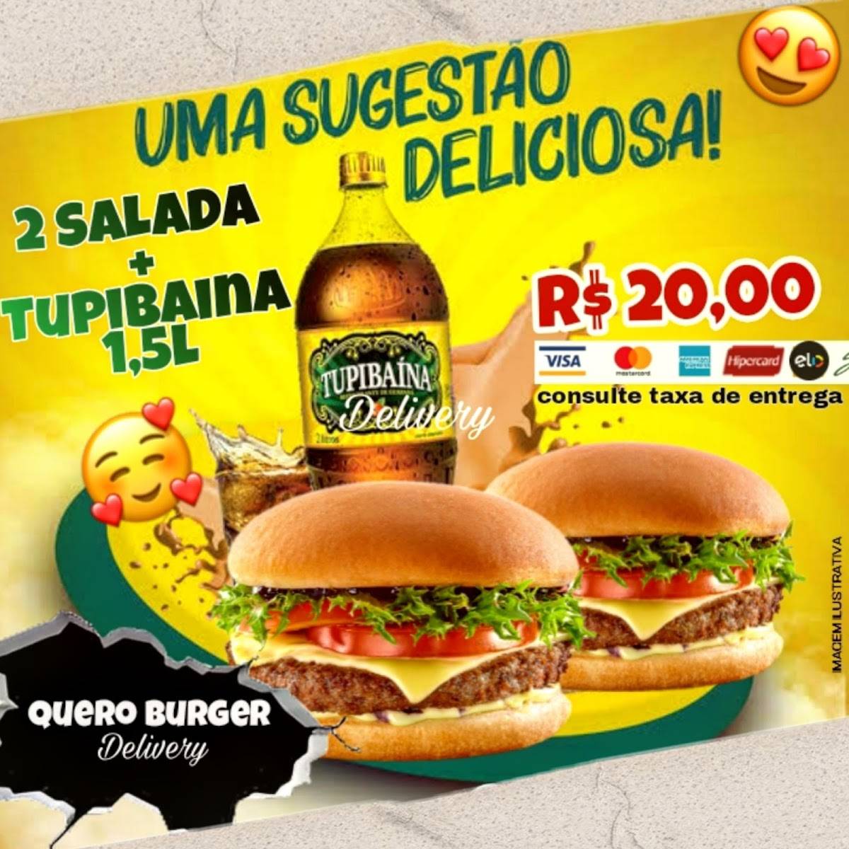 Menu em Quero Burger Delivery pub & Bar, Porto Velho