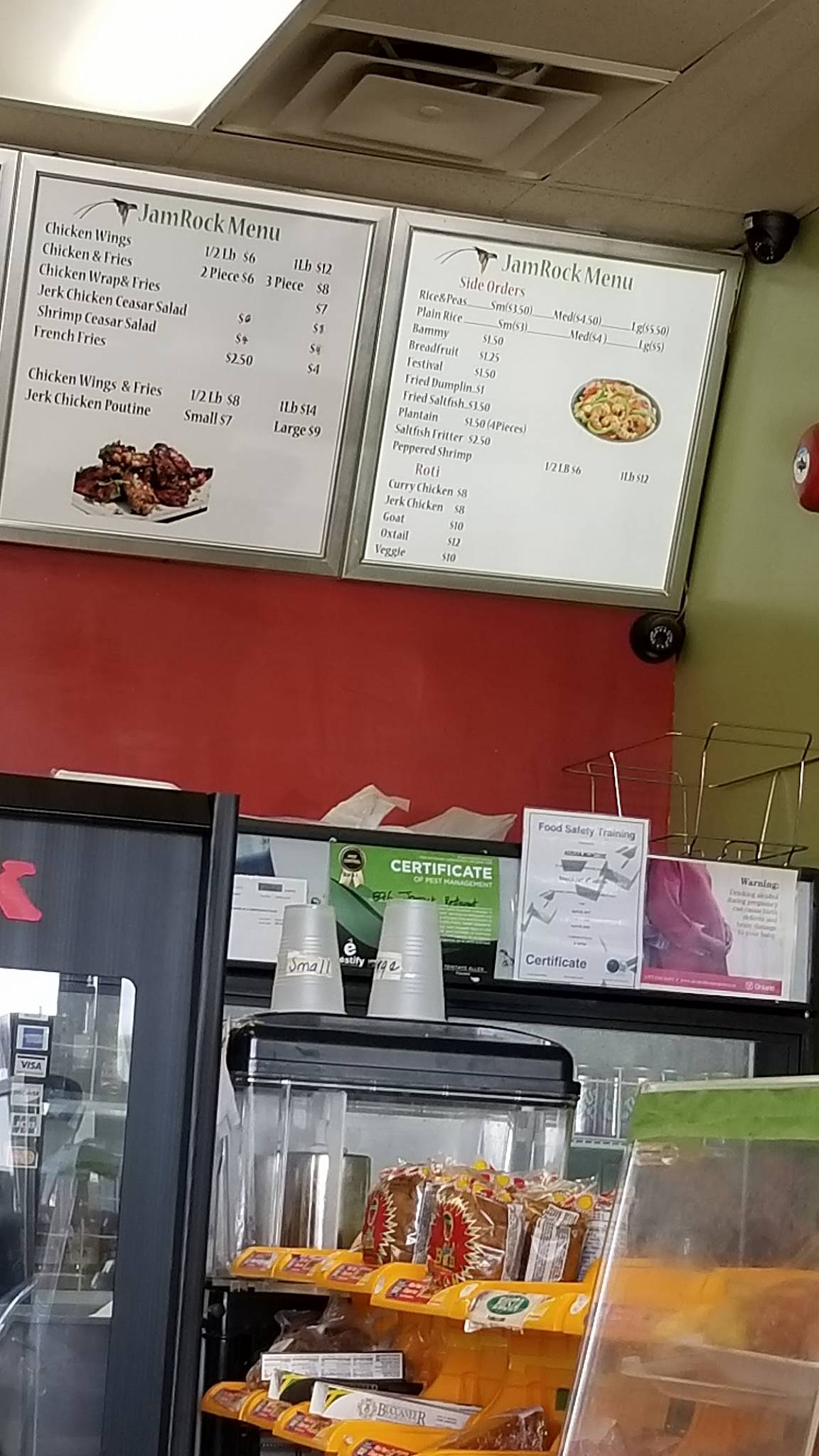Menu at 876JamRock Restaurant, Toronto