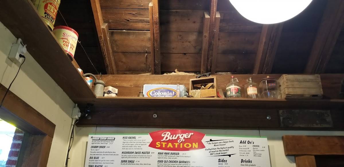 Menu at Burger Station restaurant, Hernando
