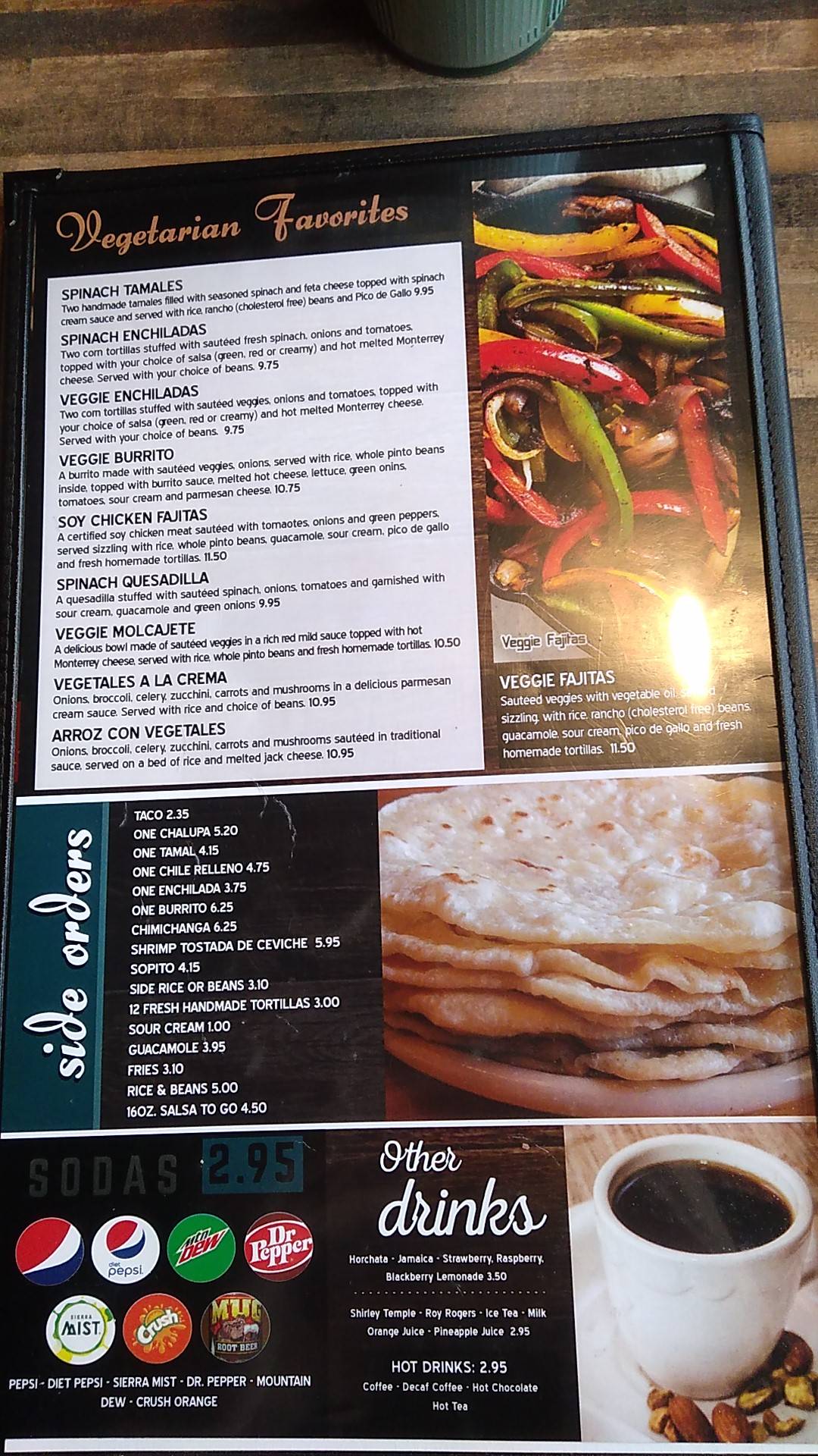 Menu at Casamigos restaurant, Keizer