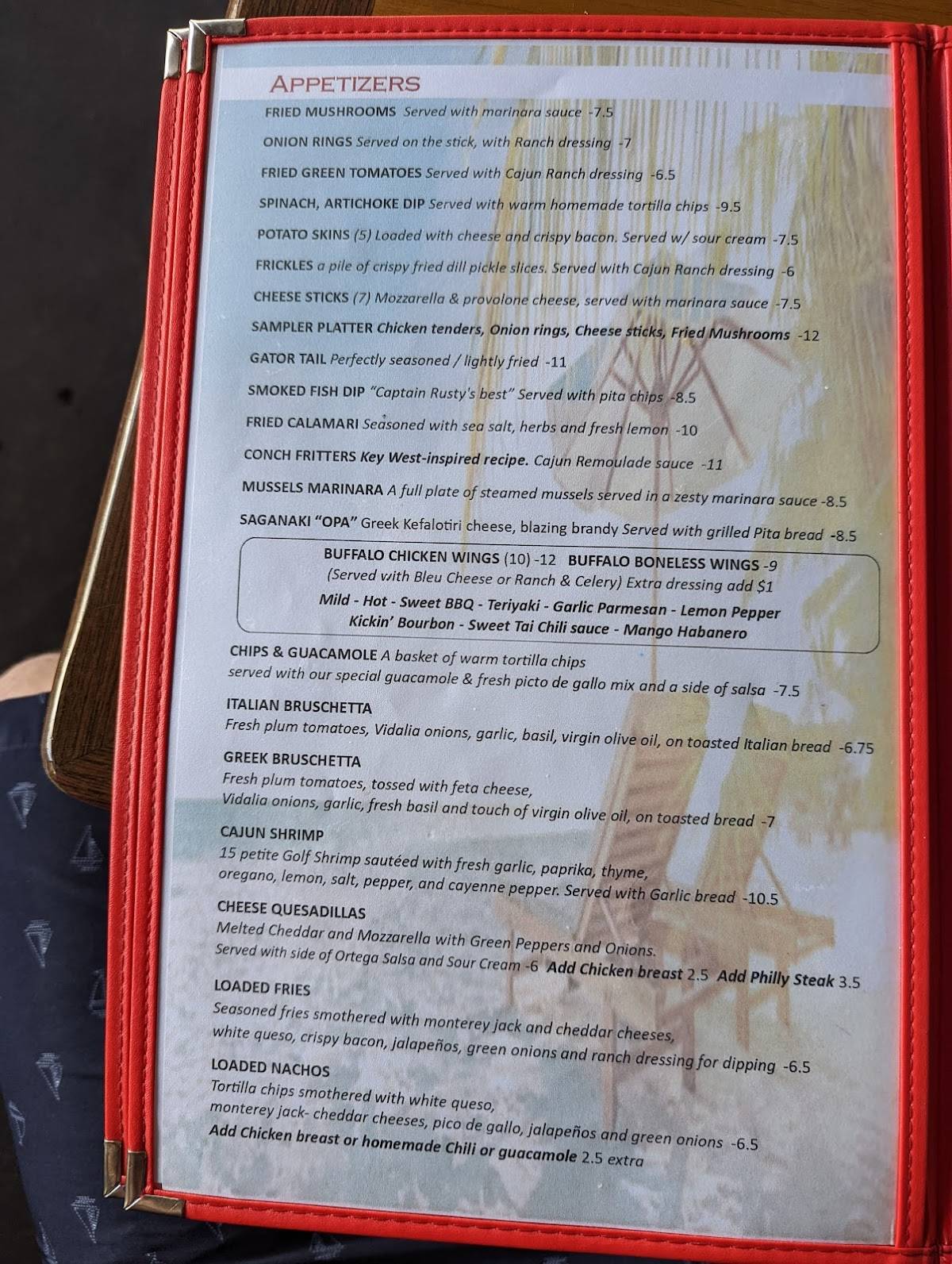 Menu at Dimitri's Restaurant, Pizza Kitchen and Its 5 O'clock Somewhere ...