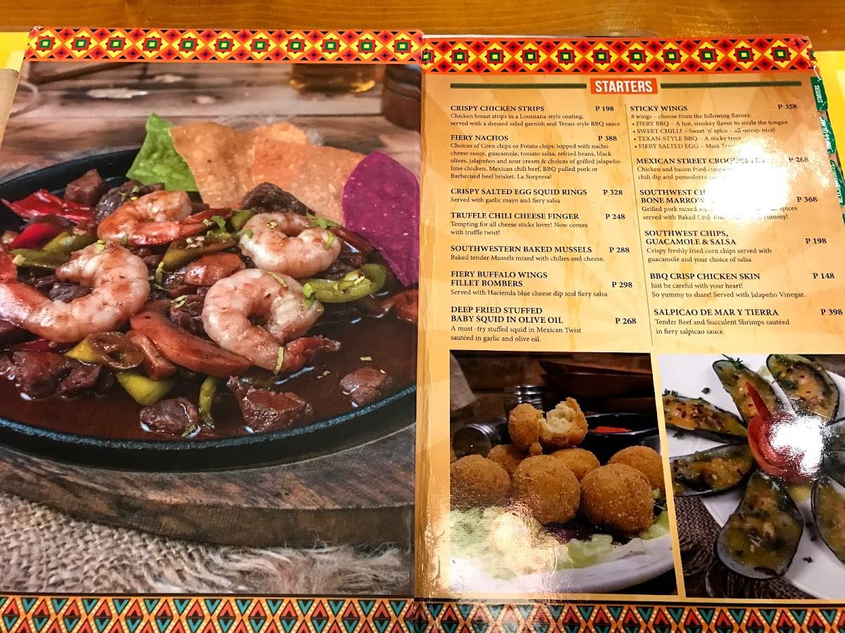 Menu at Fiery Style Southwestern Flaming Grill restaurant, Muntinlupa ...