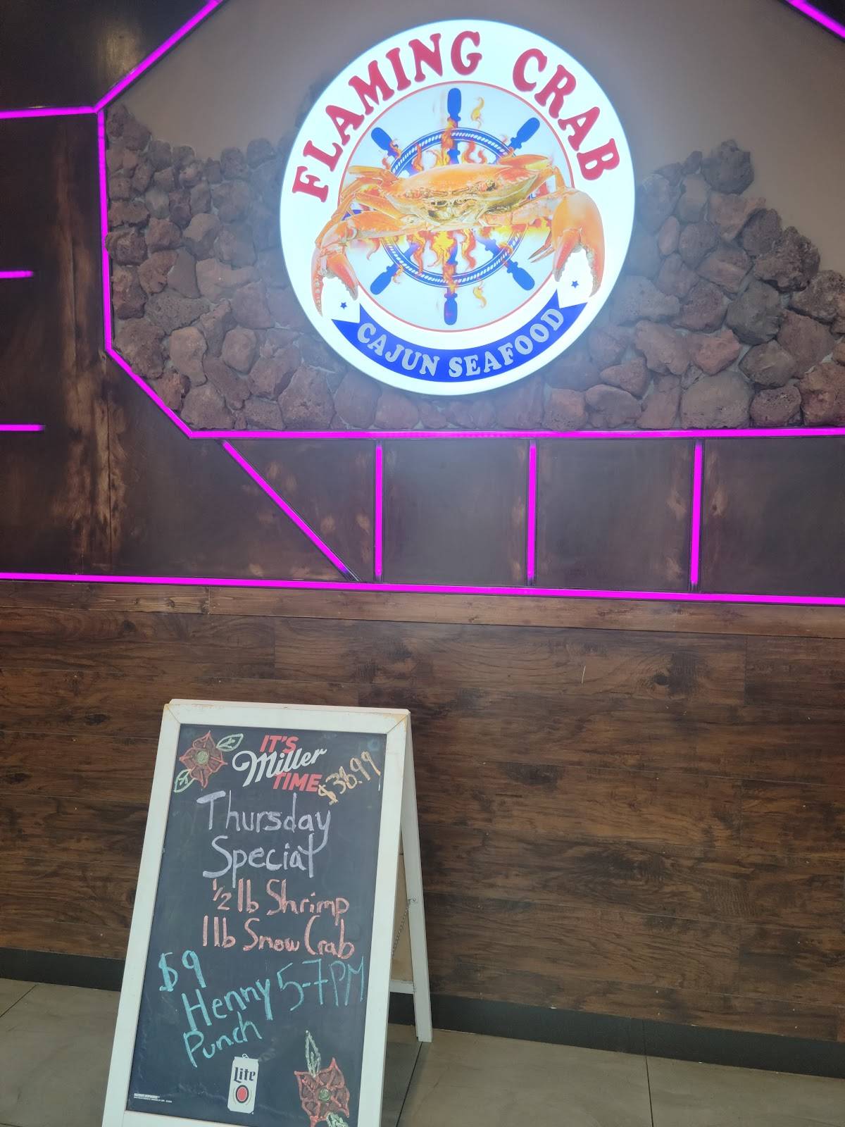 Menu at Flaming Crab Wilkes-Barre, Wilkes-Barre Township