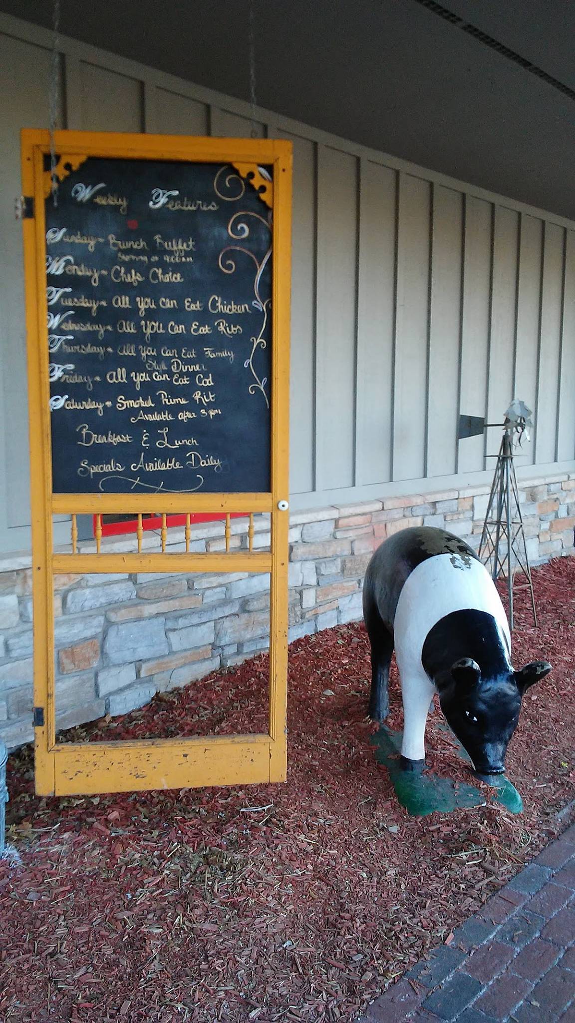 Menu at Machine Shed Restaurant Appleton, Appleton