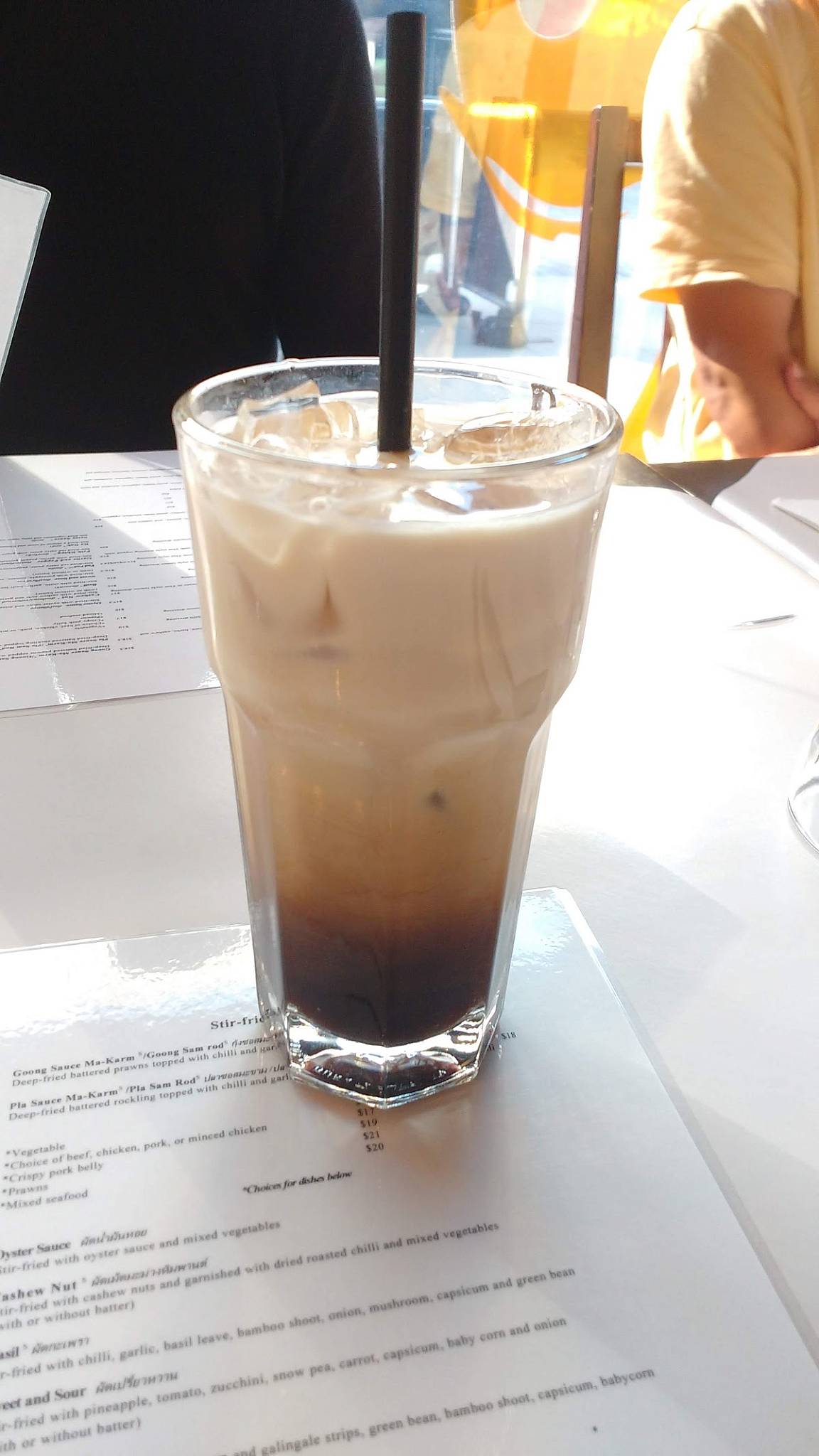 Menu at Nine Elephants Thai Restaurant, Docklands