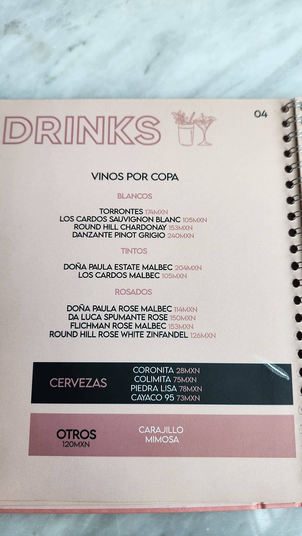 Menu at Nuts and Coco Wellness bar, Zapopan