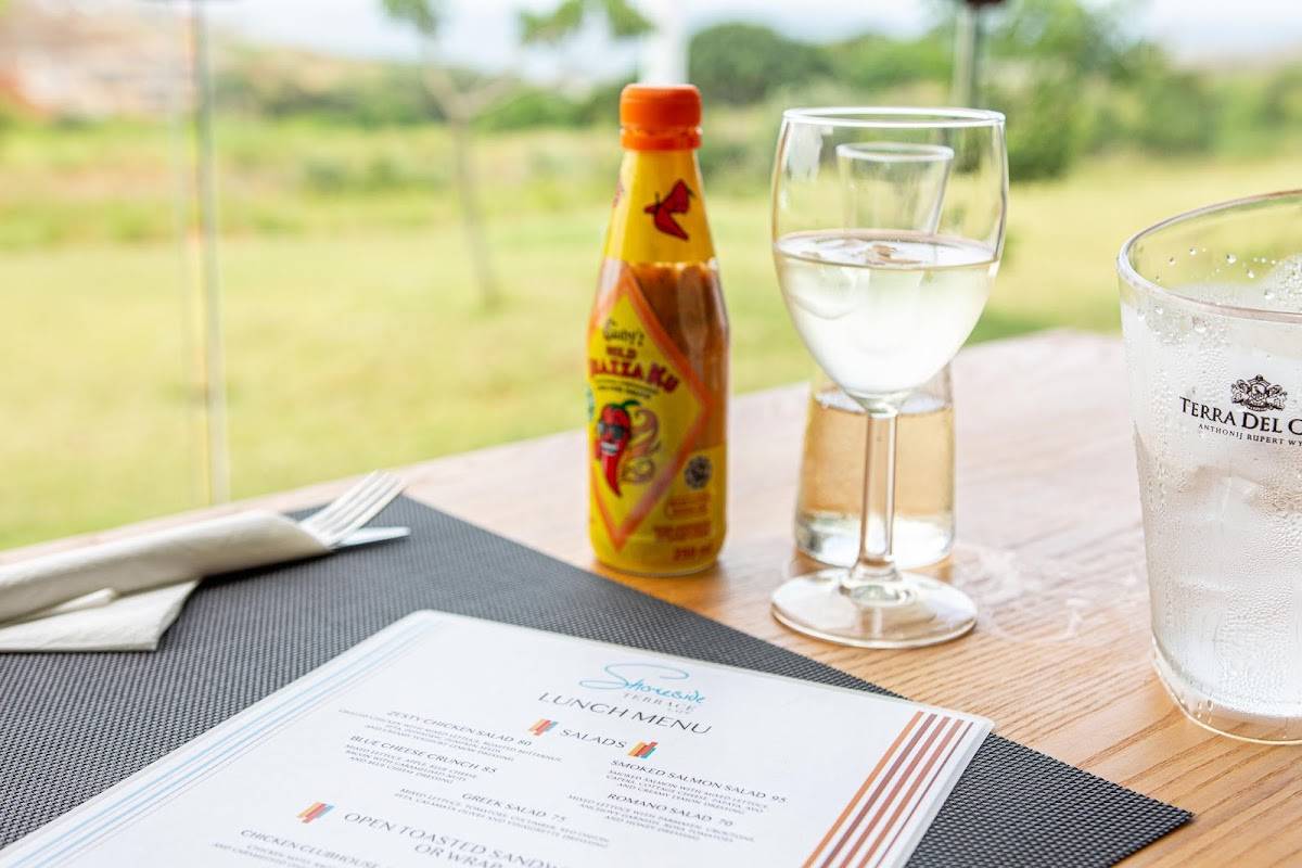 Menu at Shoreside Terrace Cafe, La Mercy