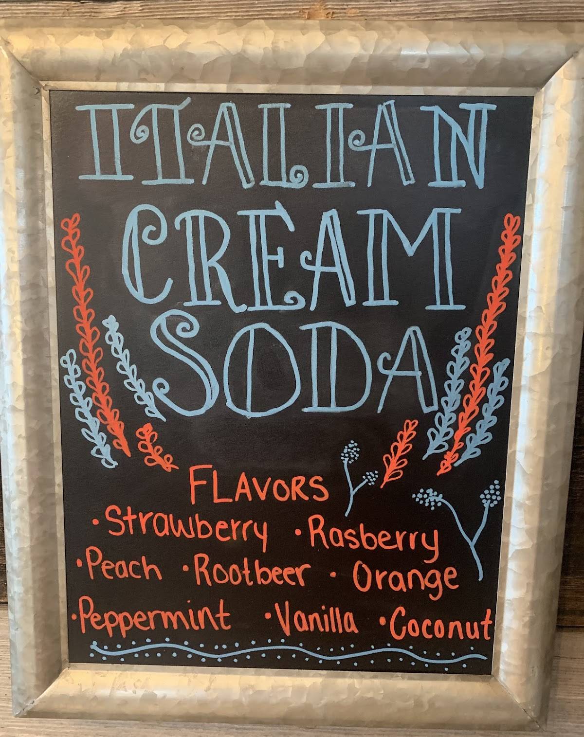 Menu at The Farmhouse Coffee and Gift Shop, Paducah
