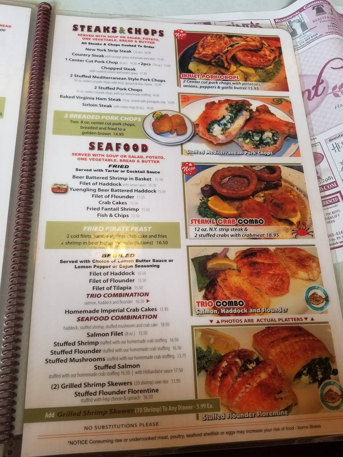 Menu at Viewmont Diner restaurant, Scranton, 448 Scranton Carbondale Hwy
