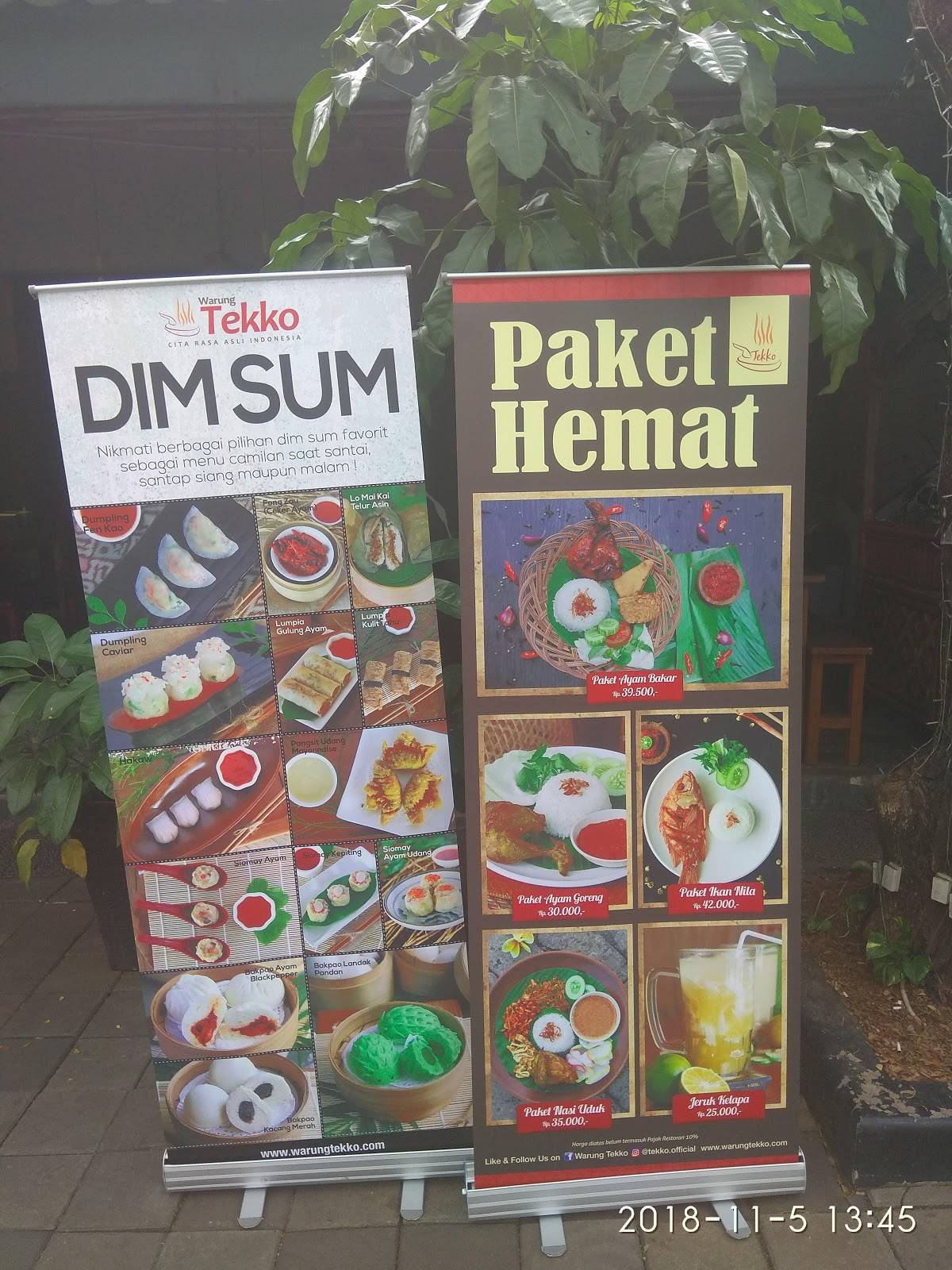 Menu at Warung Tekko - Cikarang restaurant, Bekasi Regency, Citywalk Lippo