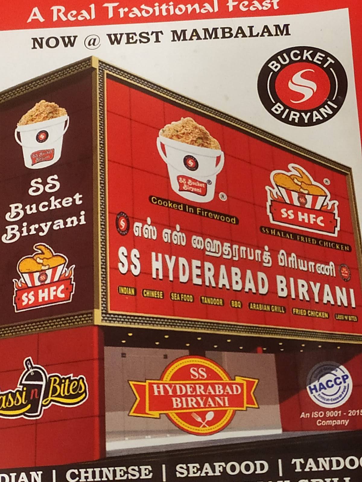Menu at SS Hyderabad Biryani, Nungambakkam, Chennai, No: 109