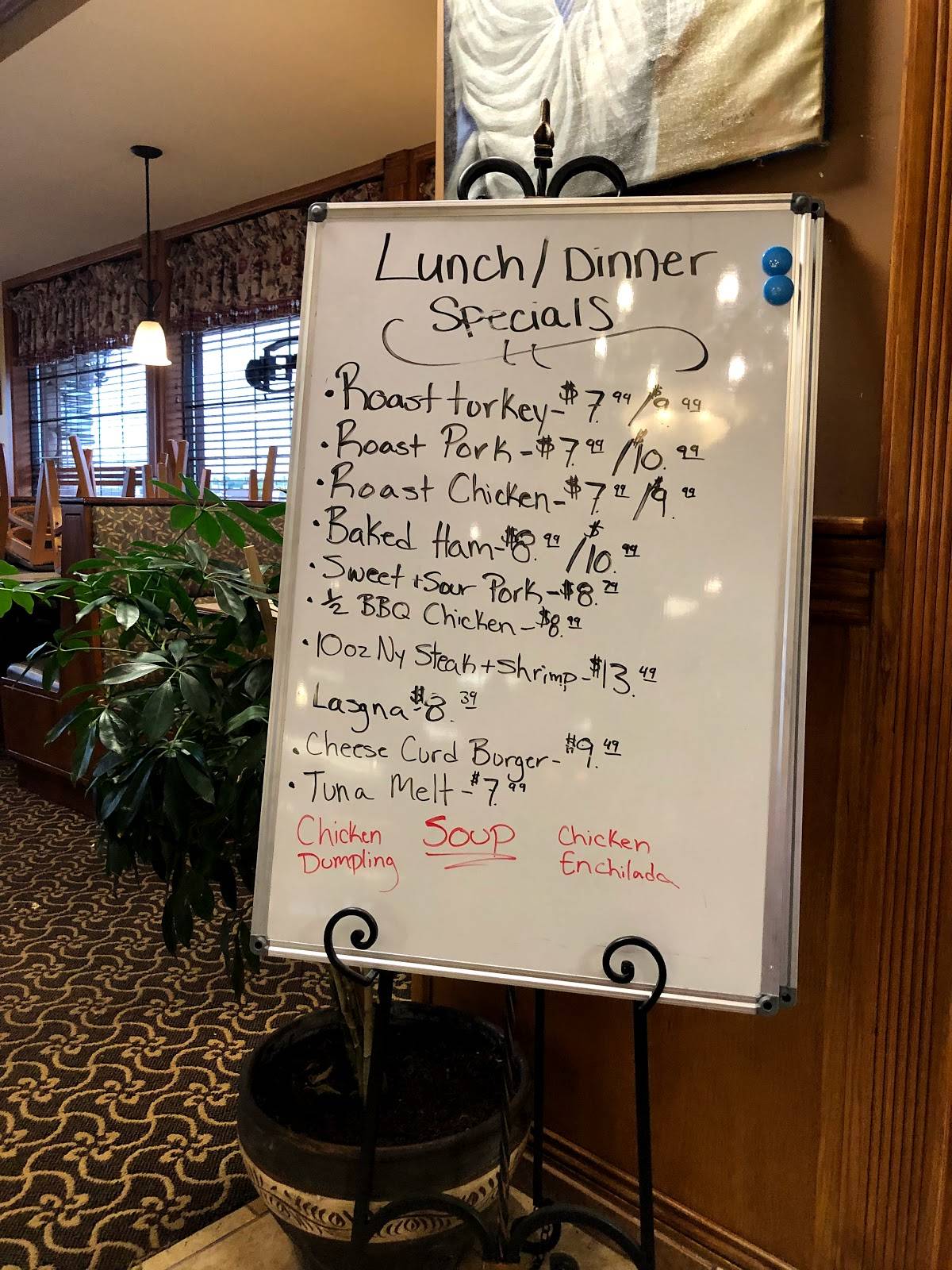 Menu at Rice Lake Family Restaurant, Rice Lake