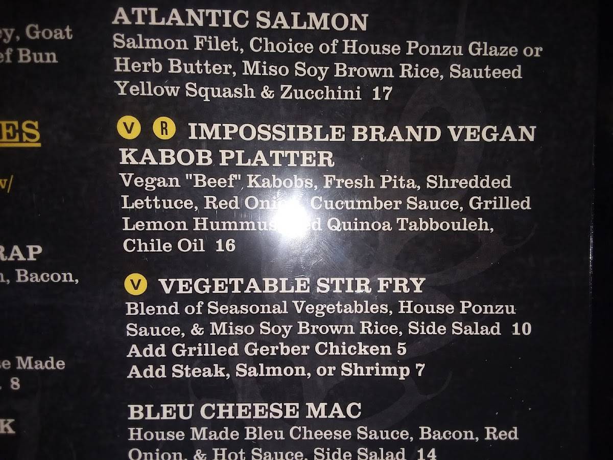 Menu at Riser Tavern & Grill pub & bar, Boardman