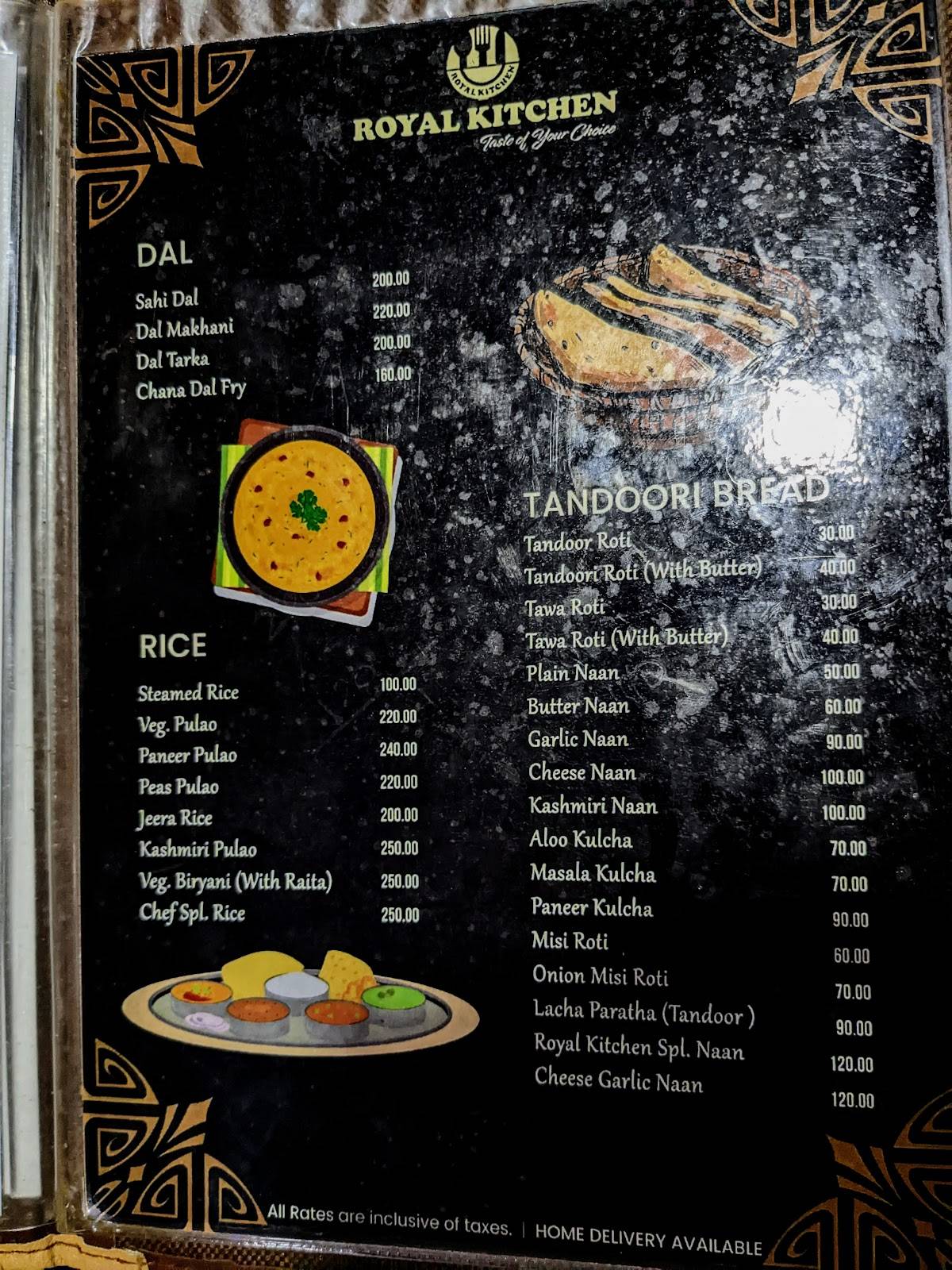 Menu at Royal Kitchen, Tinsukia, AT Road