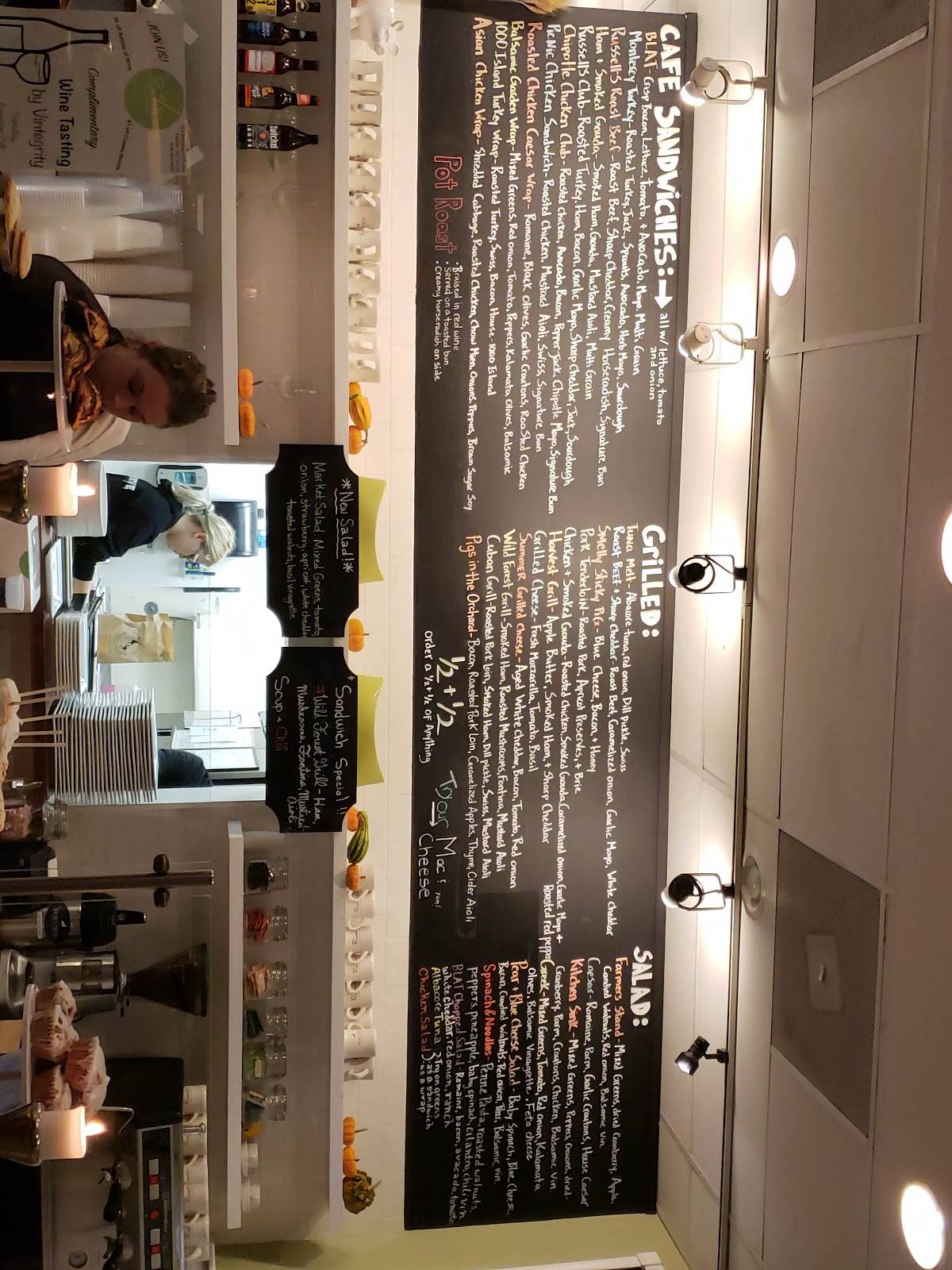 Menu at Russell's Cafe & Bakery, Fenton