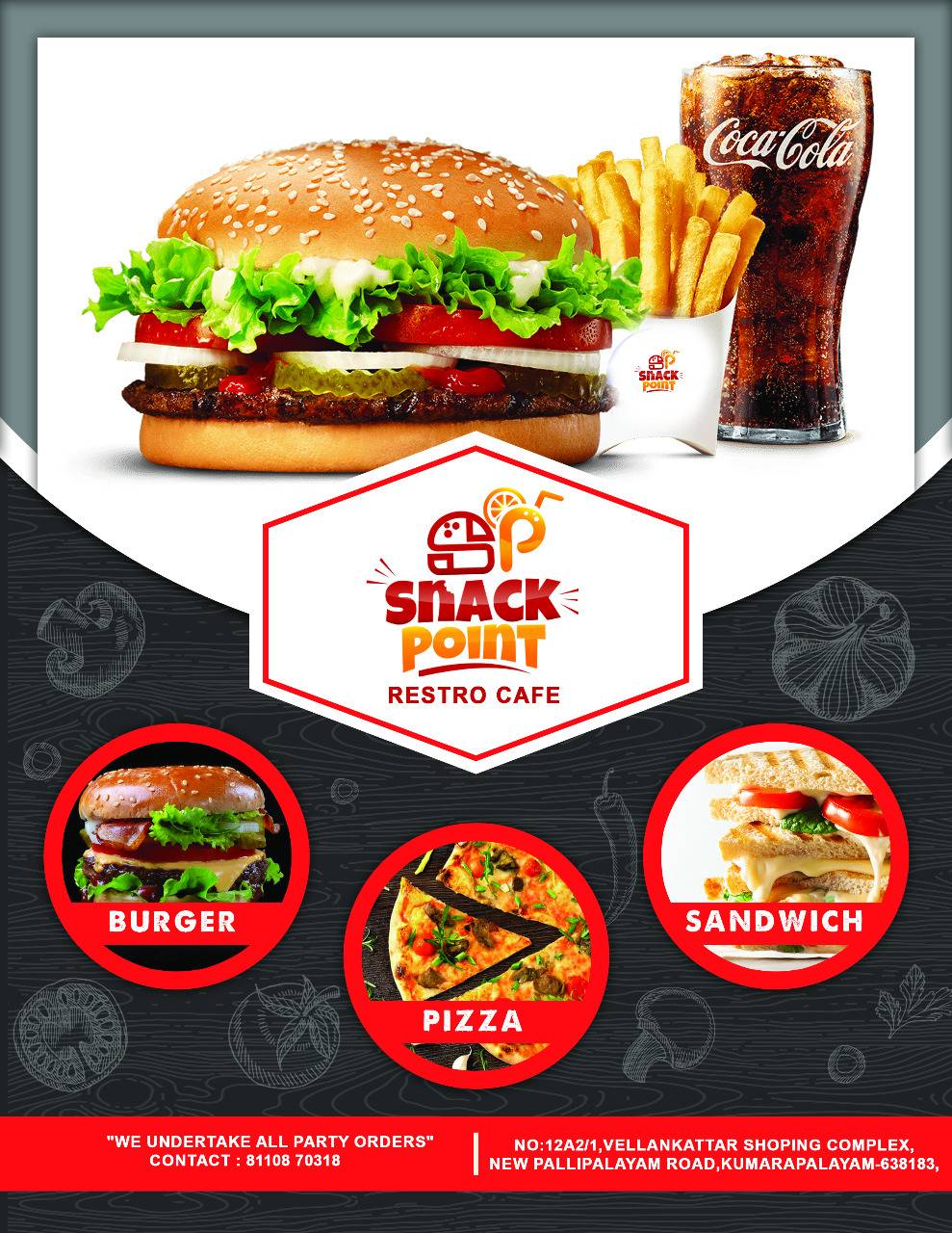 Menu at SNACK POINT, Komarapalayam