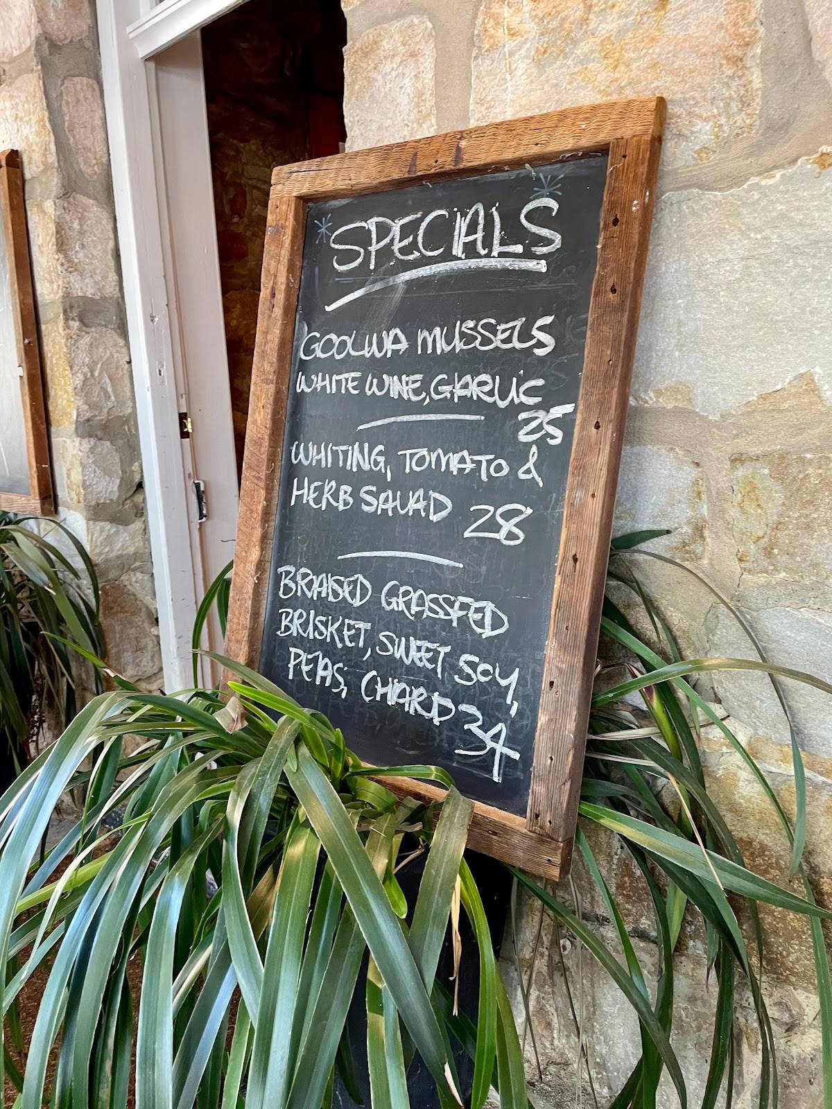 Menu at Same But Different Cafe, Hahndorf