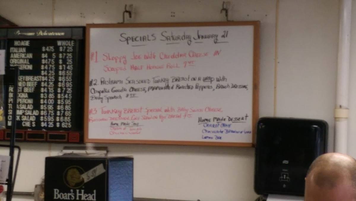 Menu at Sandwich Connection & Deli, Doylestown, Old Easton Rd