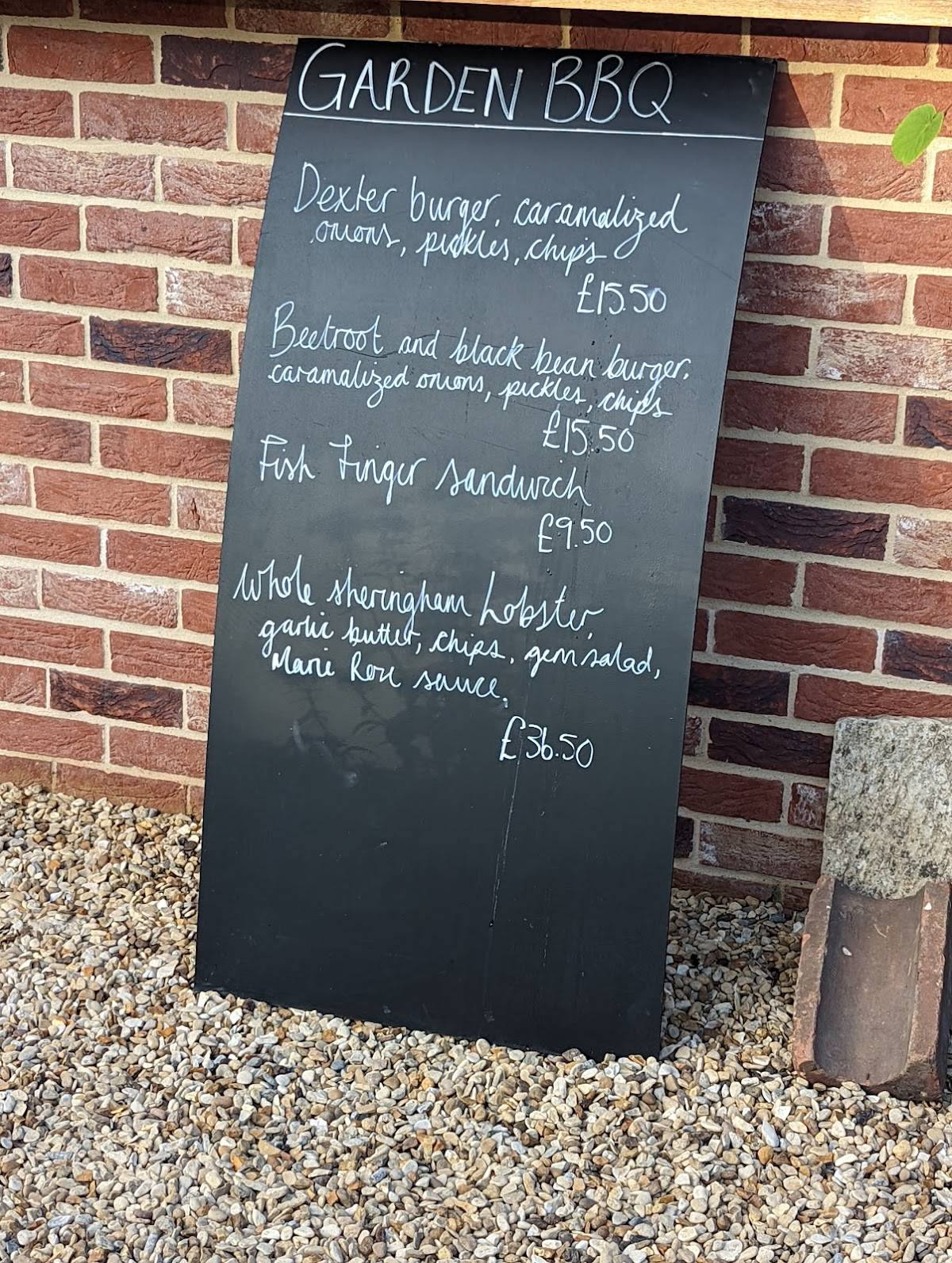 Menu at Sculthorpe Mill restaurant, Fakenham