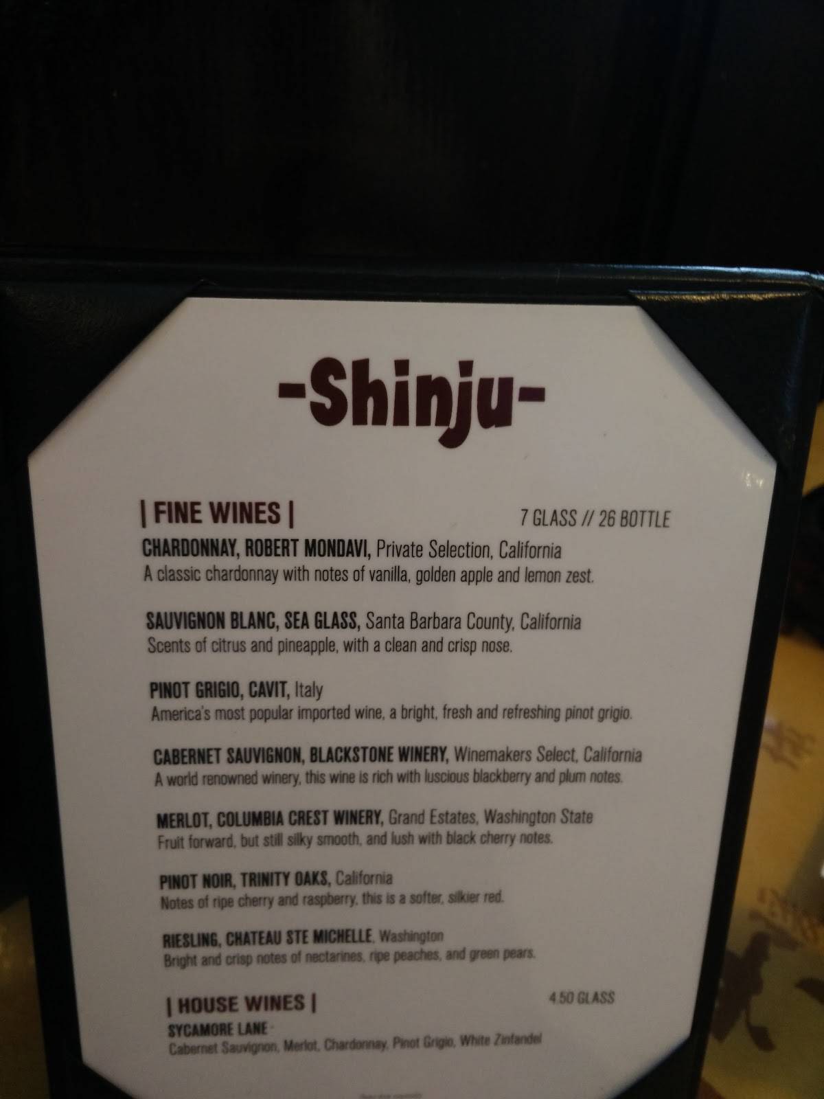 Carta del restaurante Shinju Japanese Buffet, Coral Springs, N ...
