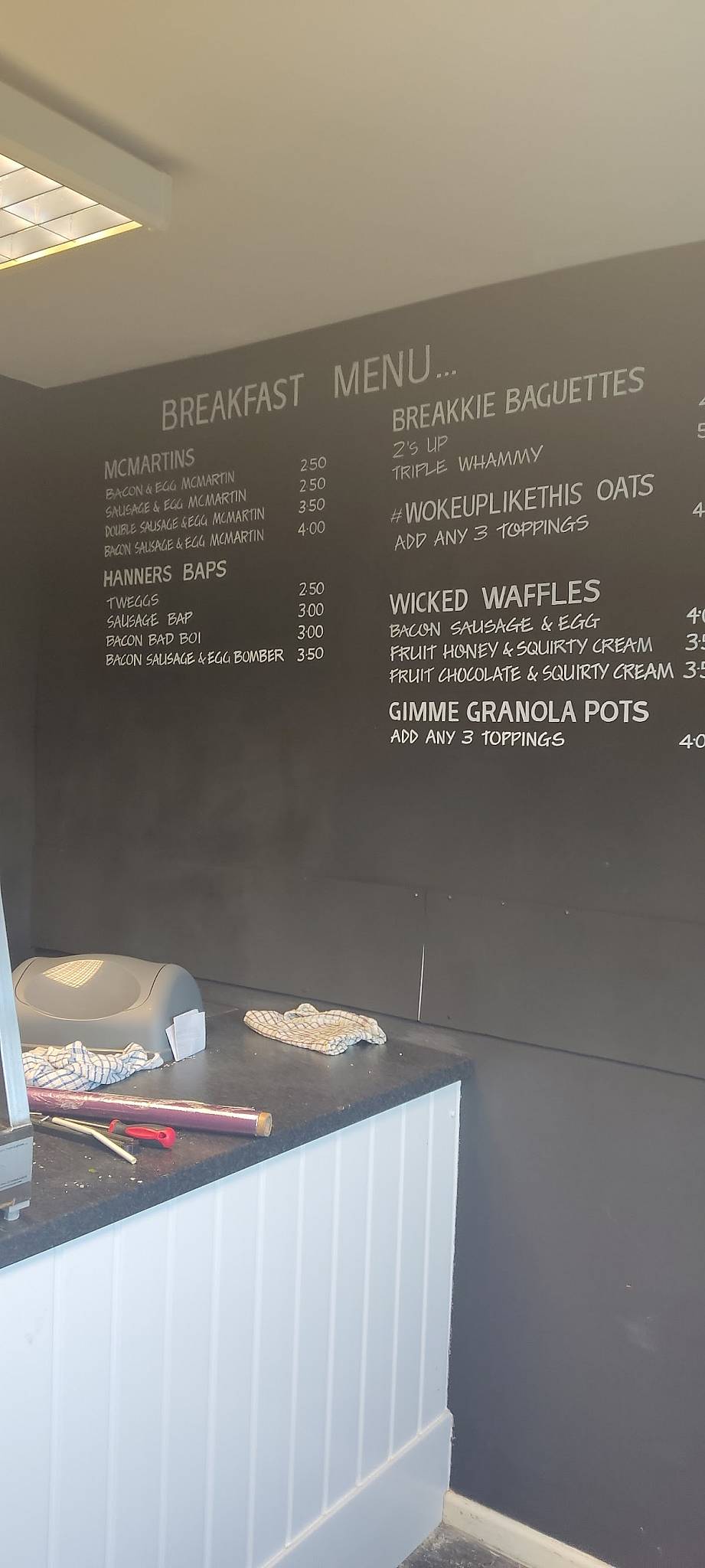 Menu at Snack Shack AF restaurant, Ammanford