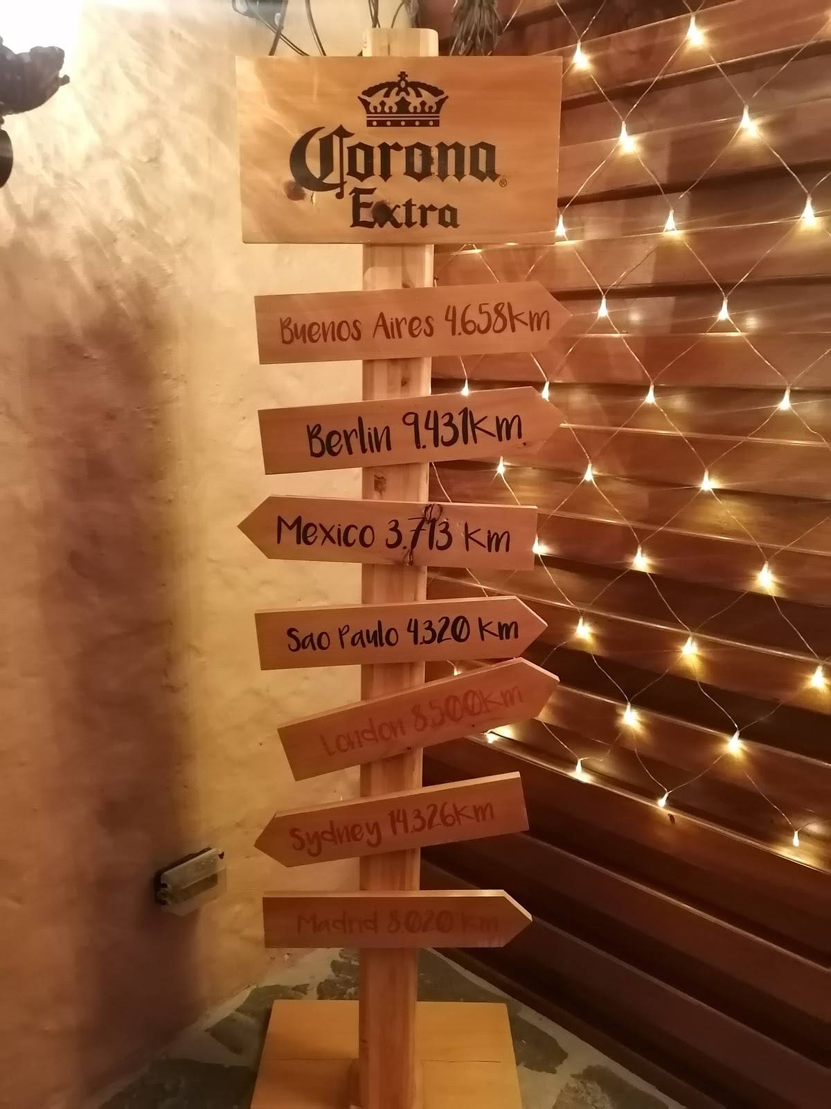 Carta de Islamorada Restaurante, Sopó