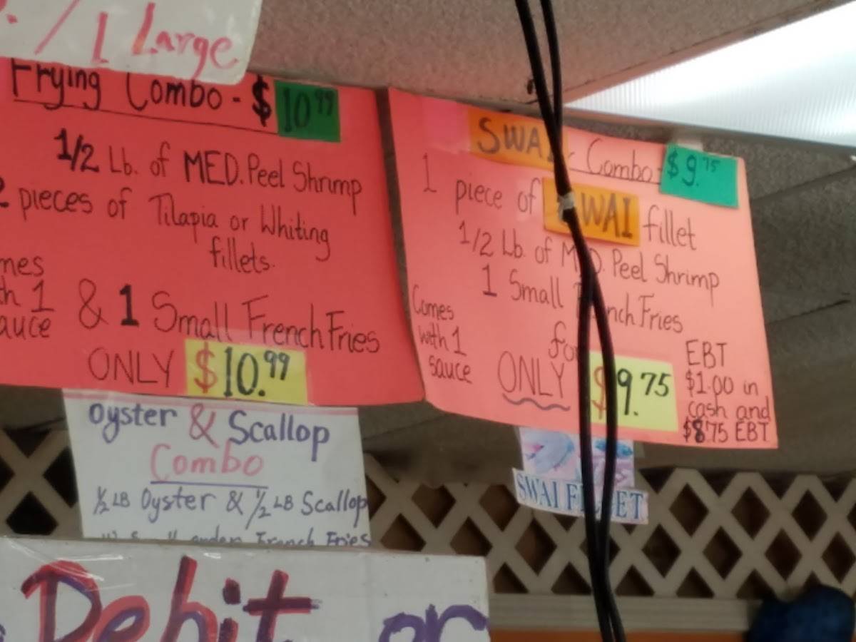 Menu at Southern Crab House restaurant, Statesboro