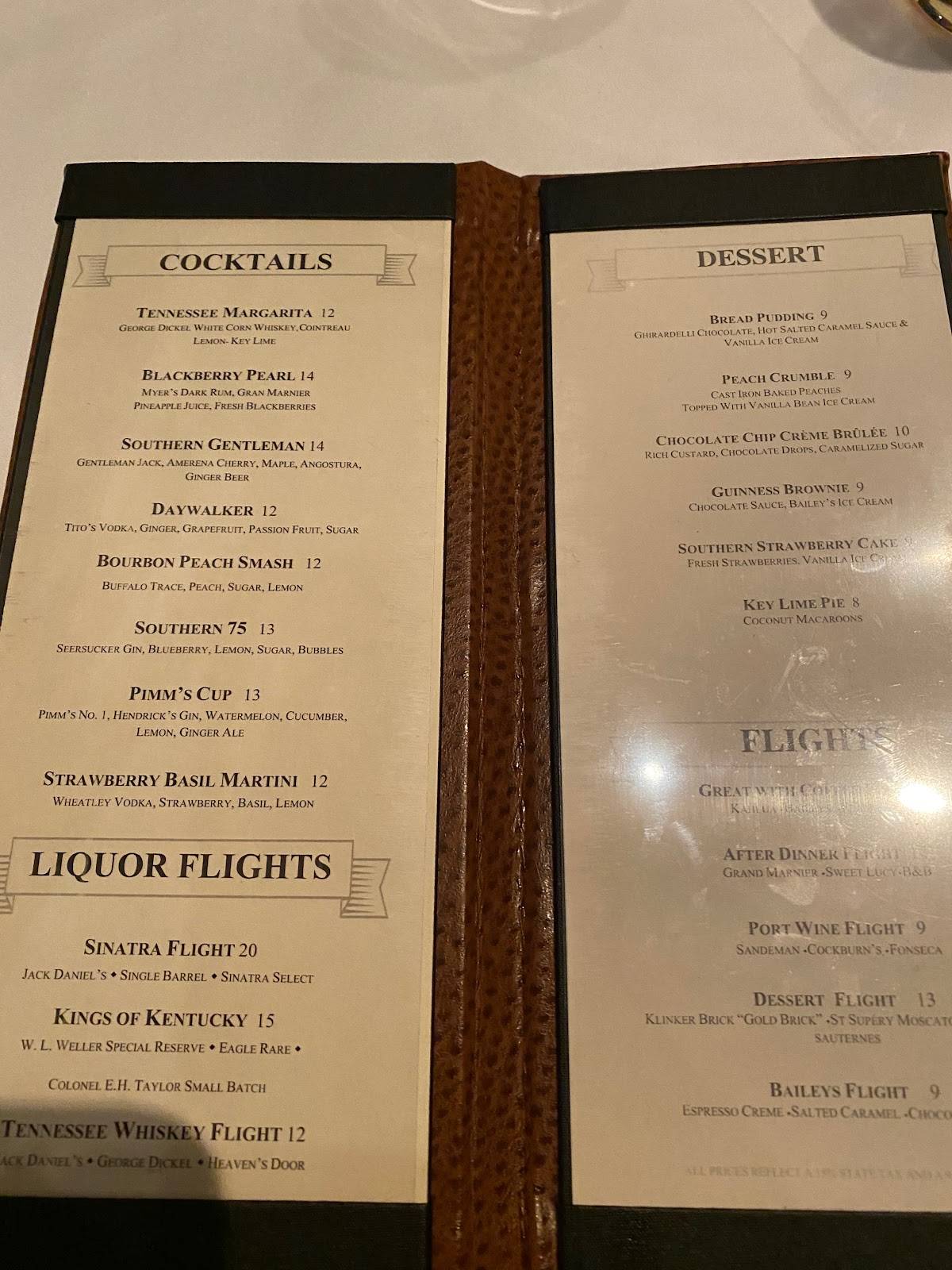 Menu at Southern Social pub & bar, Germantown, S Germantown Rd