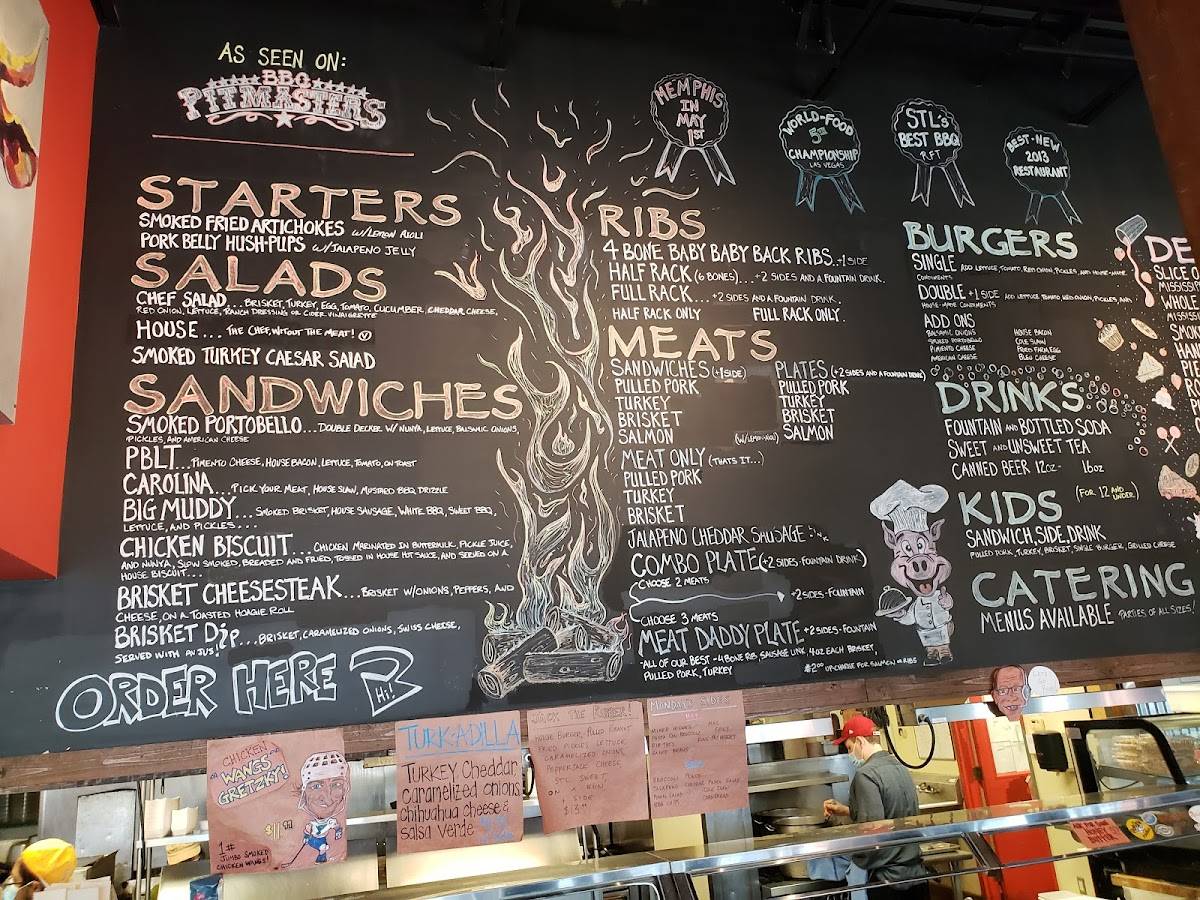 Menu at Sugarfire 44 restaurant, Valley Park