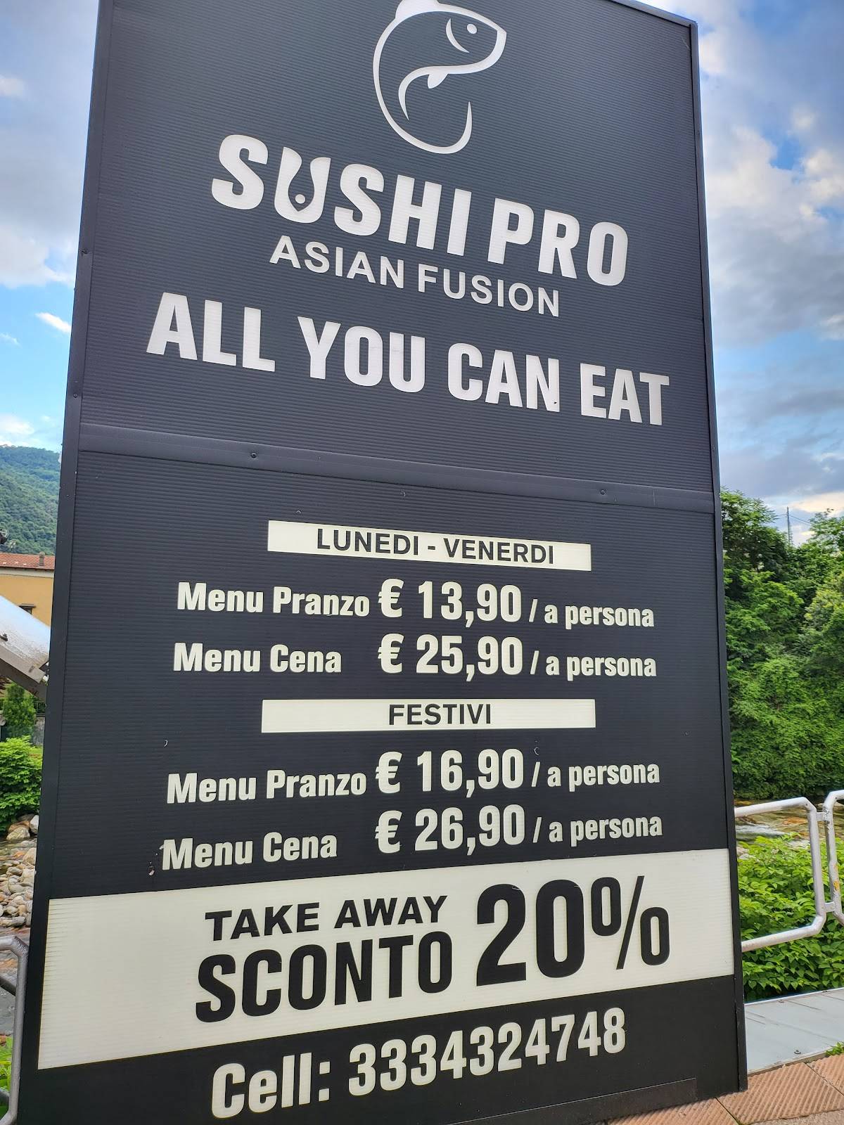 Speisekarte von Sushi Pro restaurant, Omegna