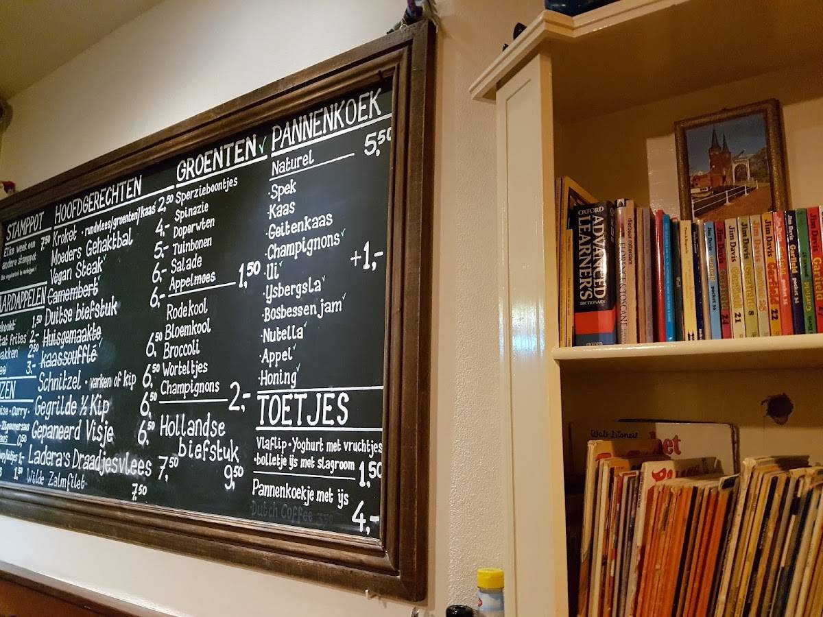 Menu at THUIS by Ladera, Delft